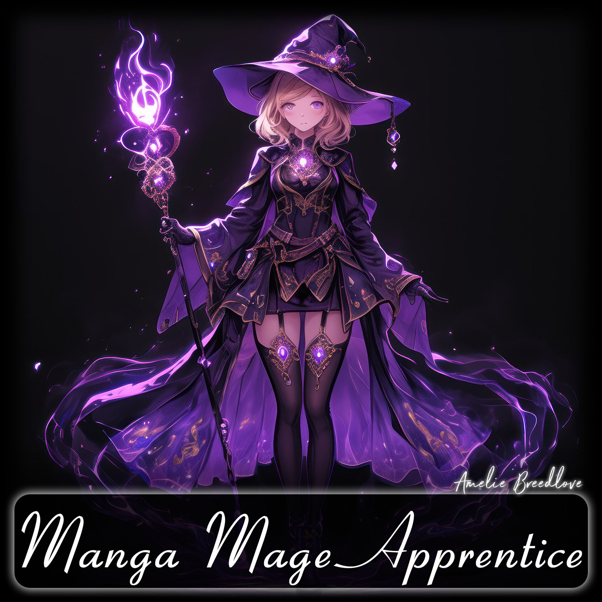ArtStation - 200 Manga Mage Apprentice (Full Body) Reference Pack | 4K | v.19