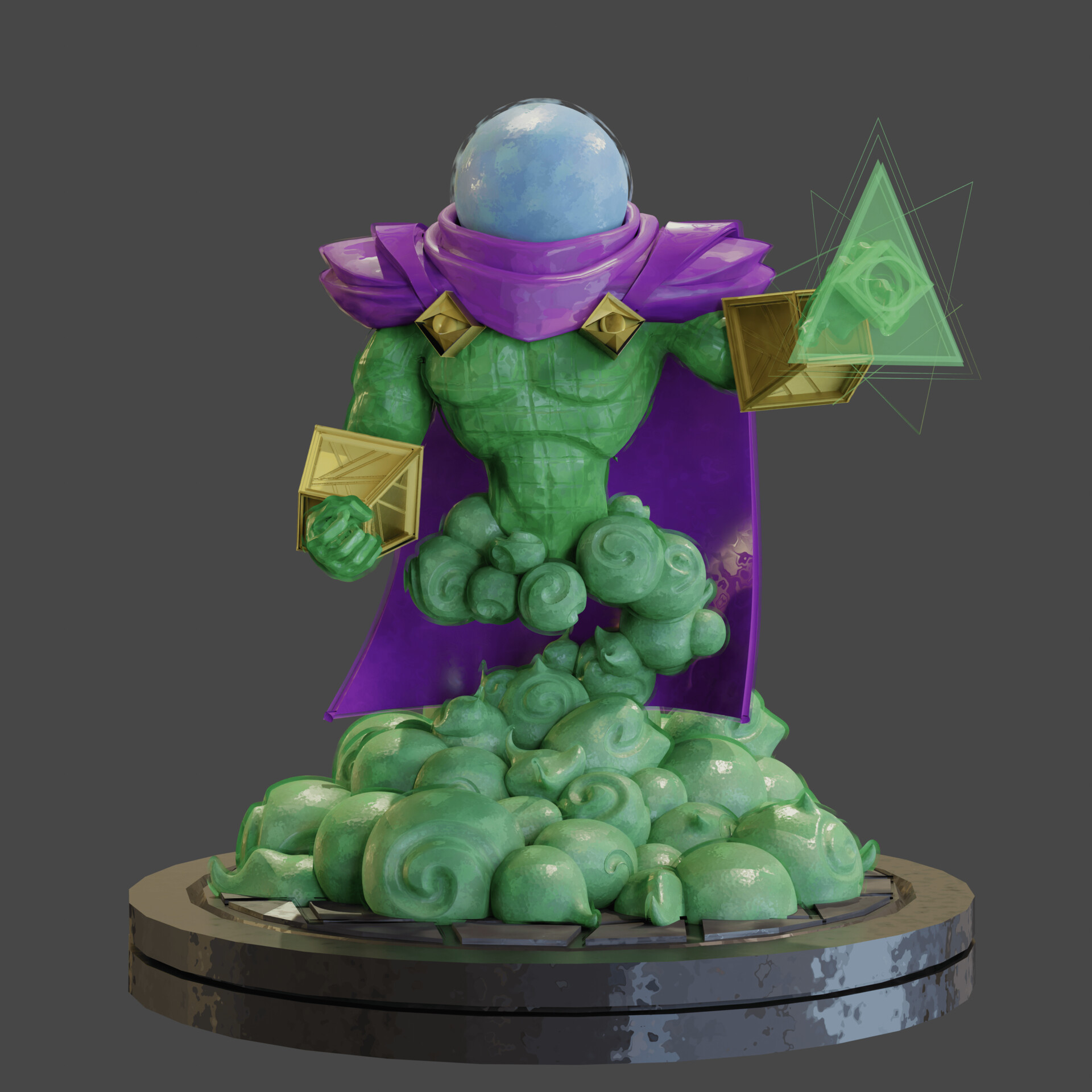 ArtStation - Mysterio Sculpture Painterly Version