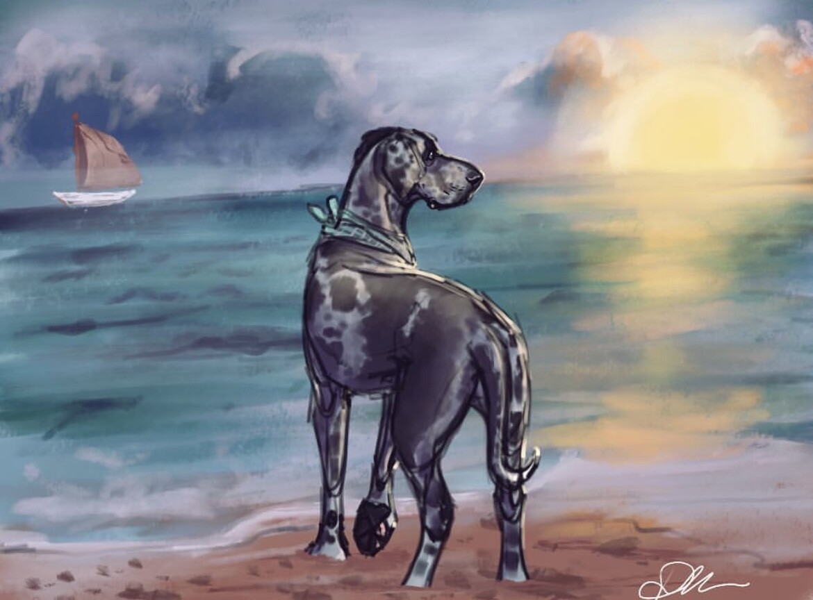 ArtStation - Dane On a Beach