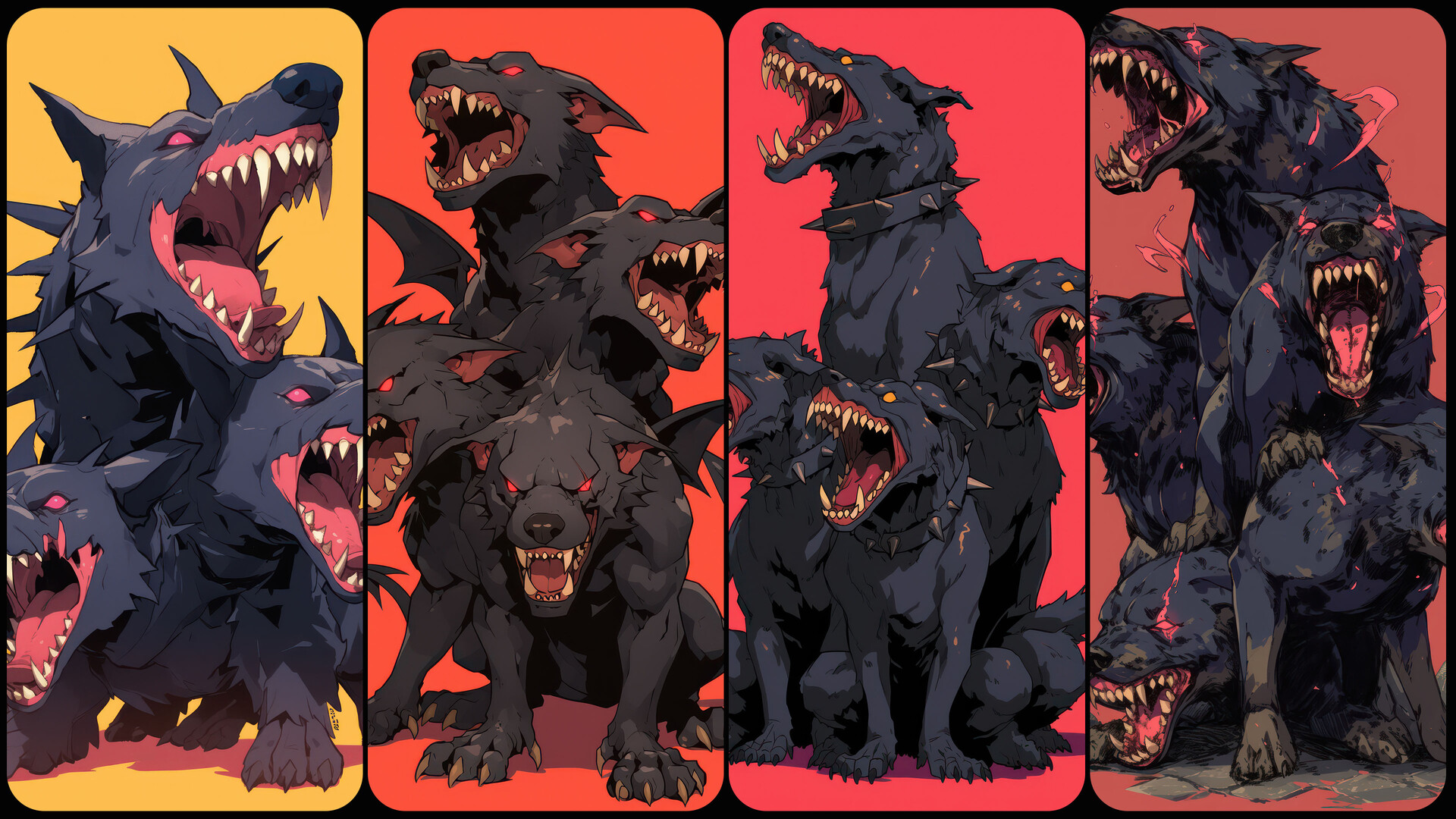 Ferial Studio - 🔹240 Cerberus - Cartoon Character Reference Image Pack ...