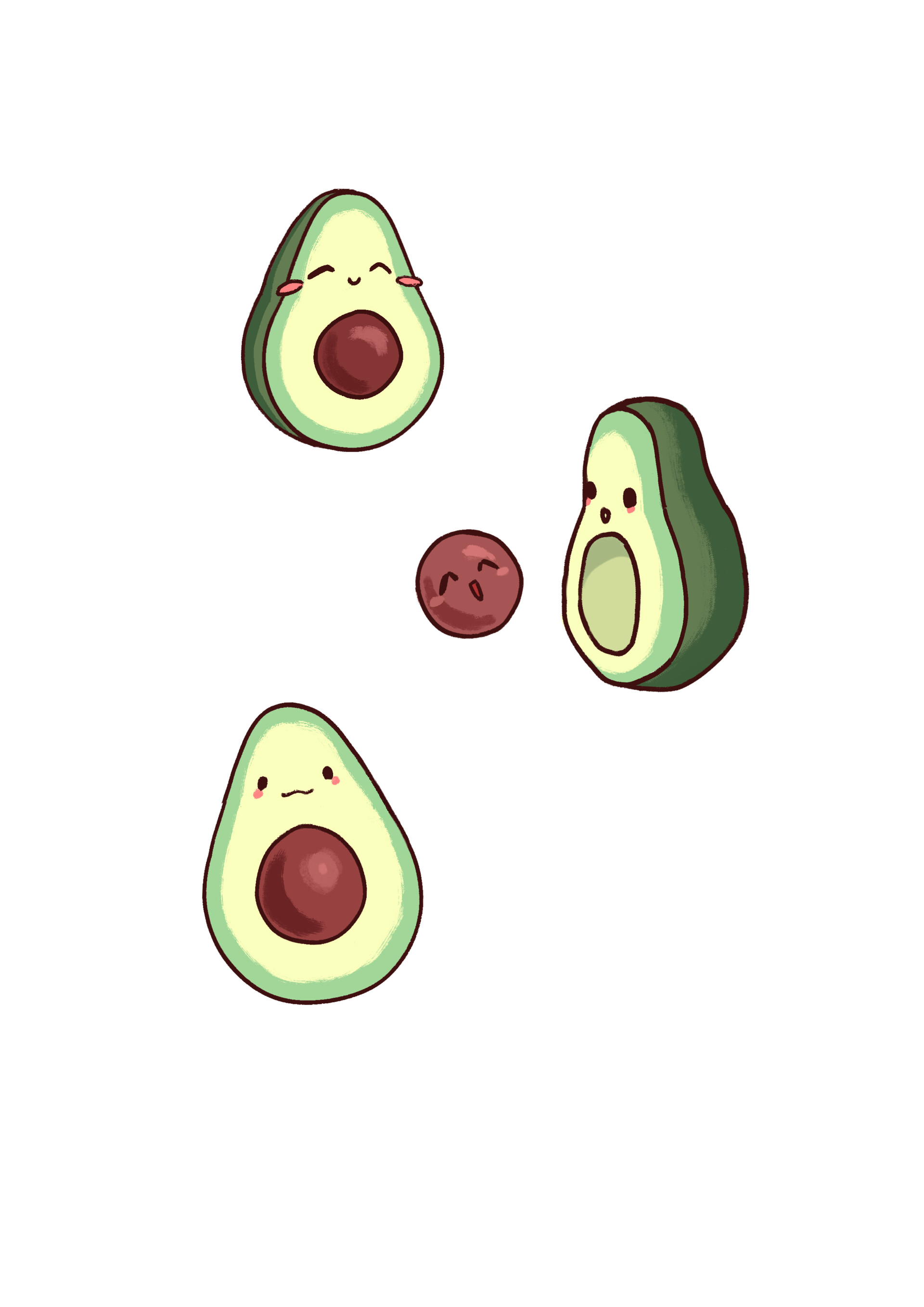 ArtStation - Avocado stickers