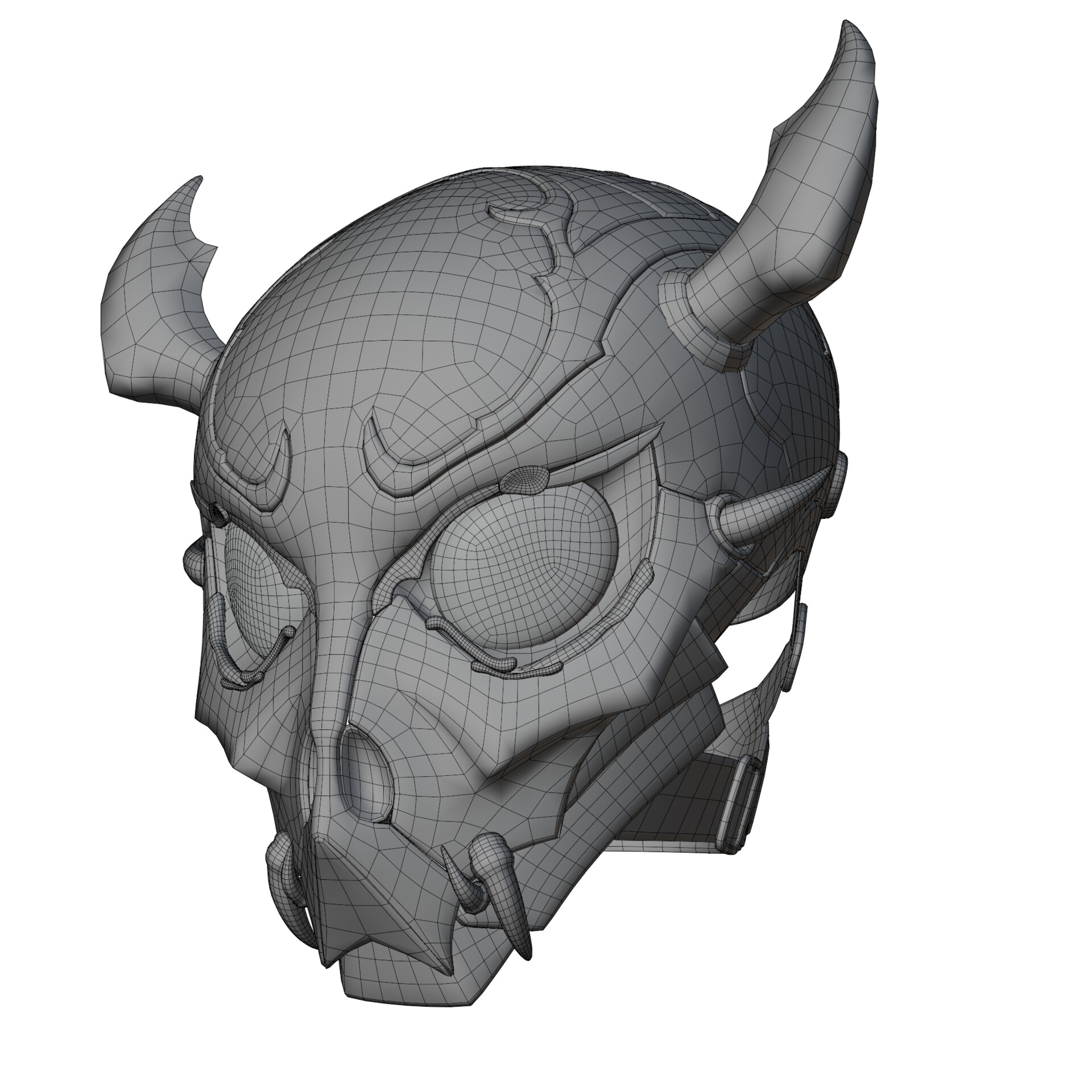 Renzo Ch_S - Cyberpunk Demon Mask