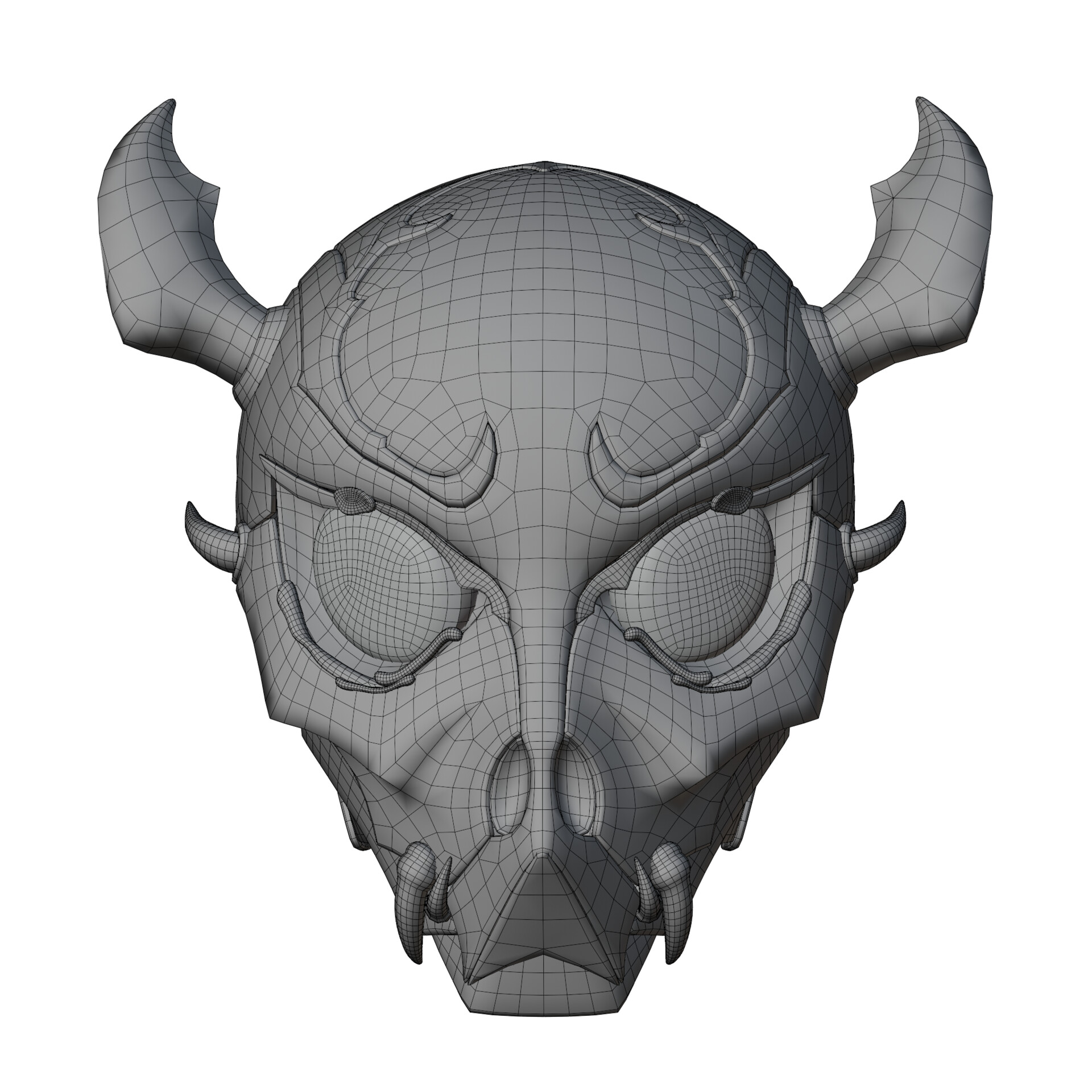 Renzo Ch_S - Cyberpunk Demon Mask