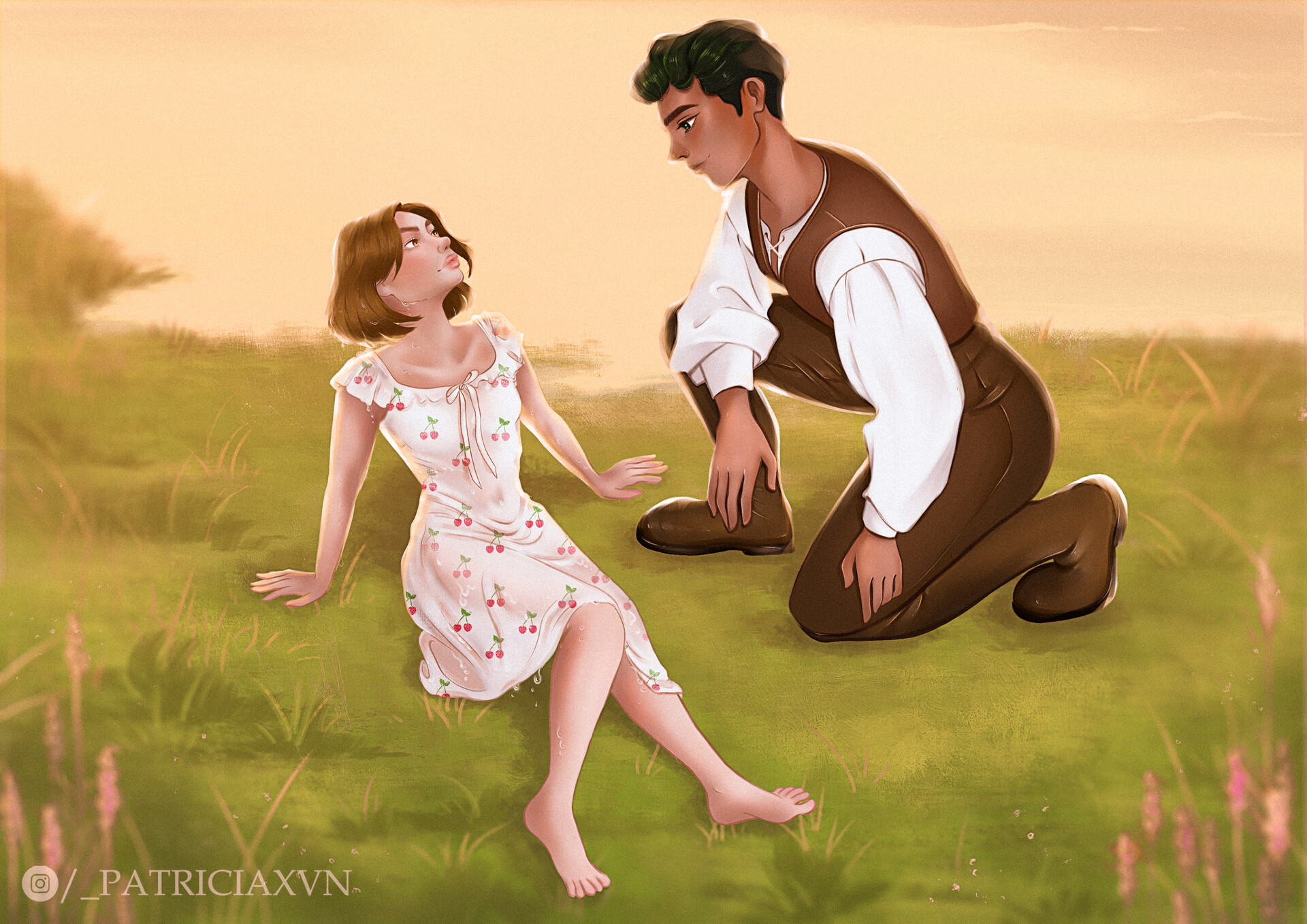 ArtStation - Emma and Laurent (literary characters)