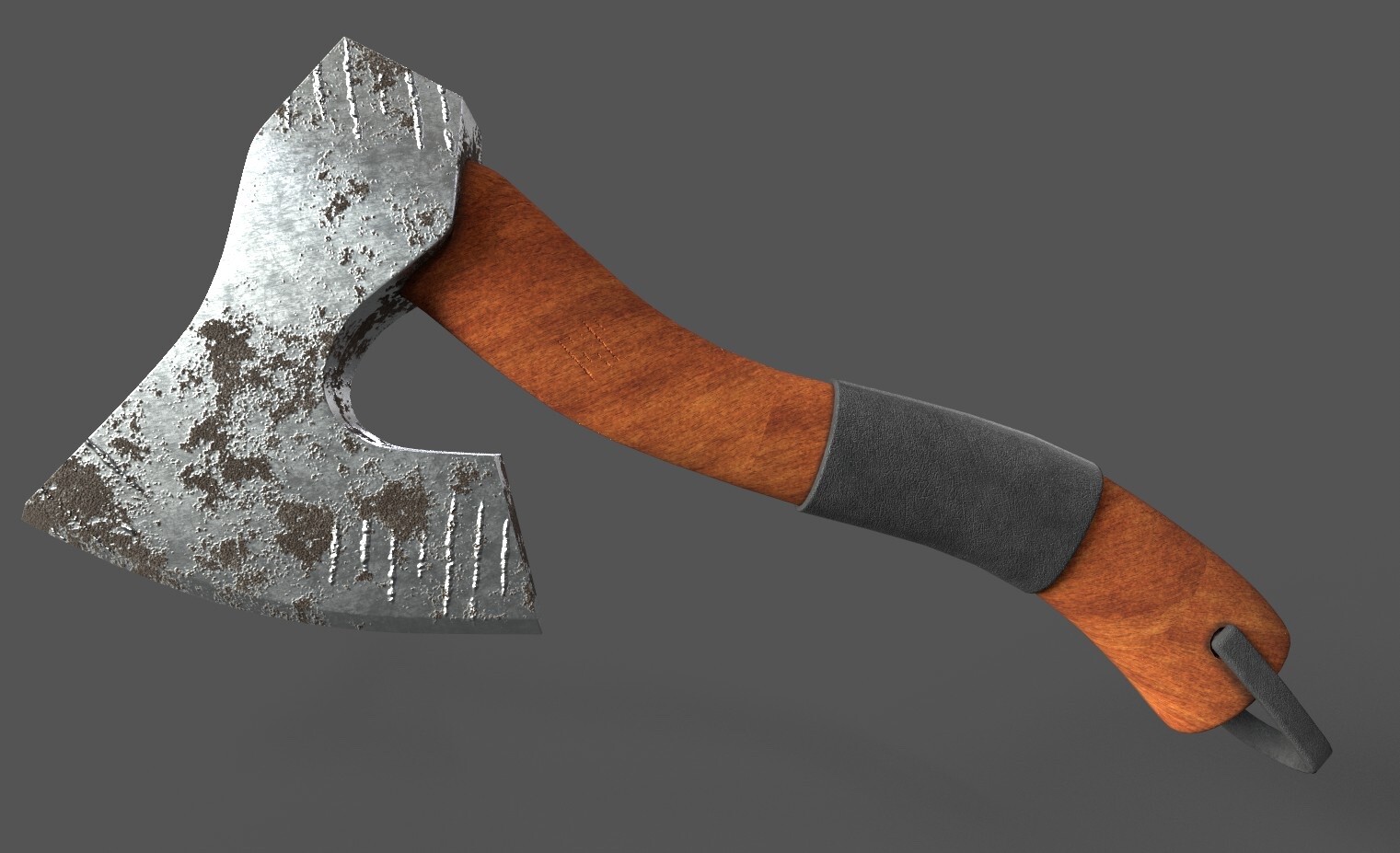ArtStation - 3D Axe Model: Uv mapping and Texturing