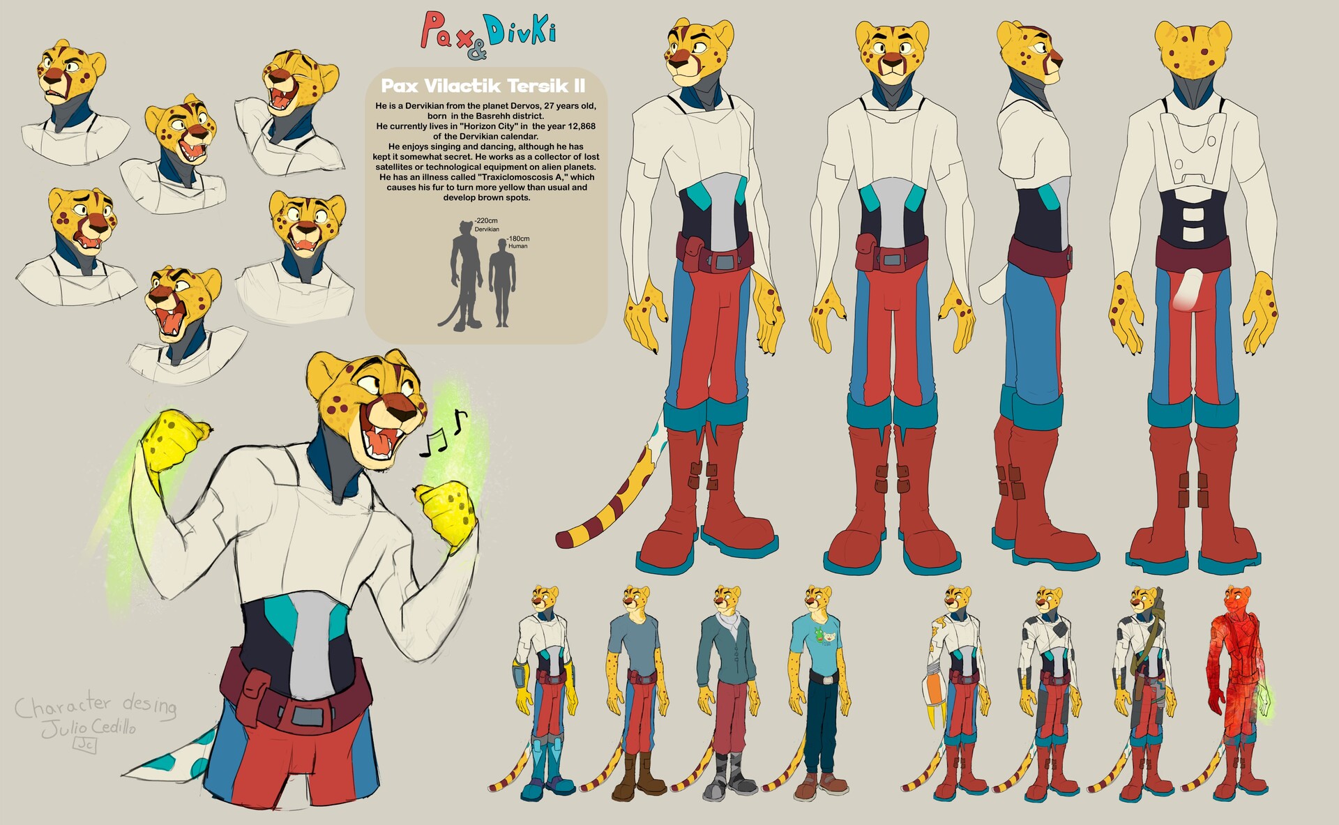 ArtStation - Pax and Divki - Character Desing