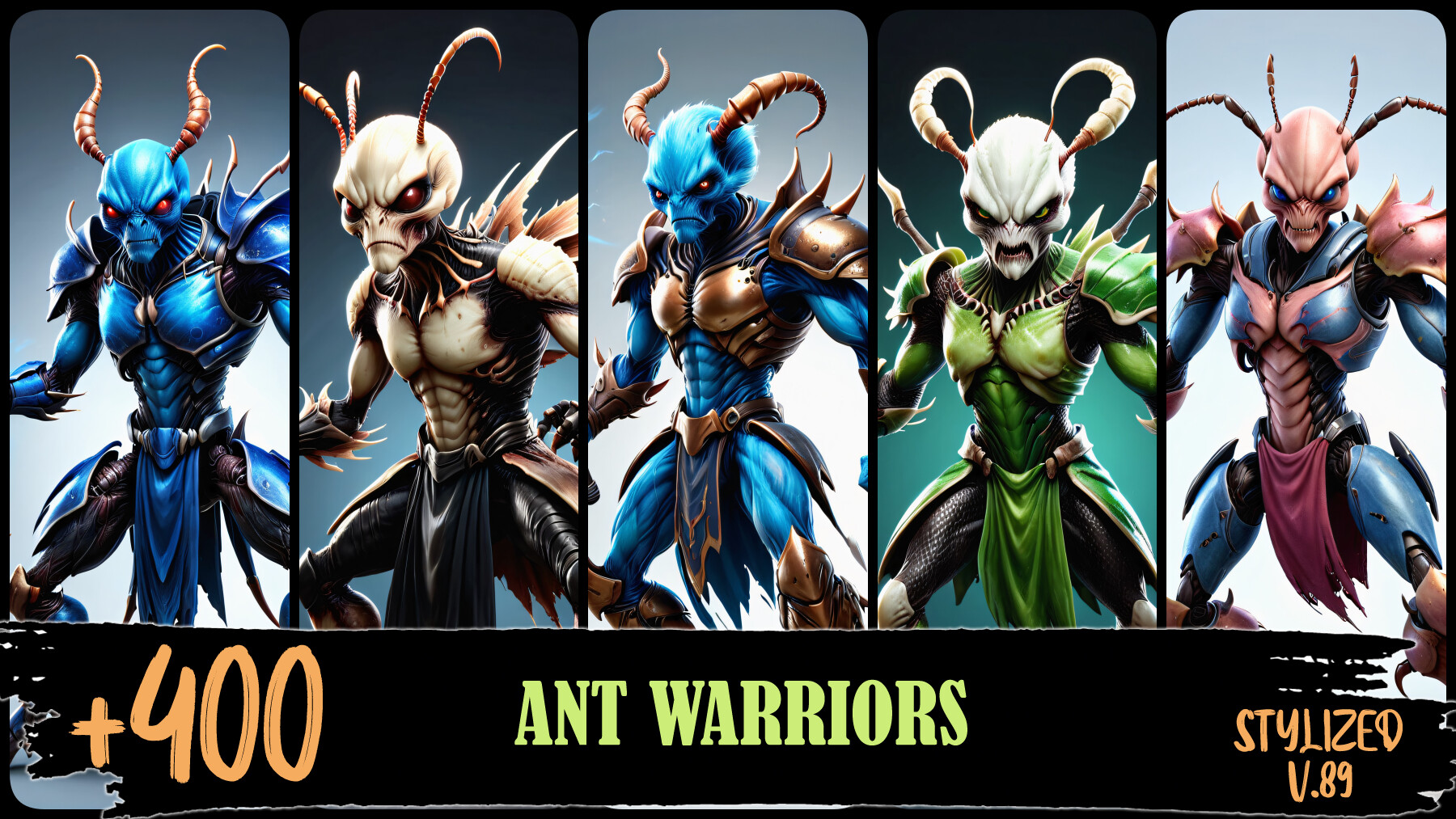ArtStation - +410 Ant Warriors | 4K Resolution