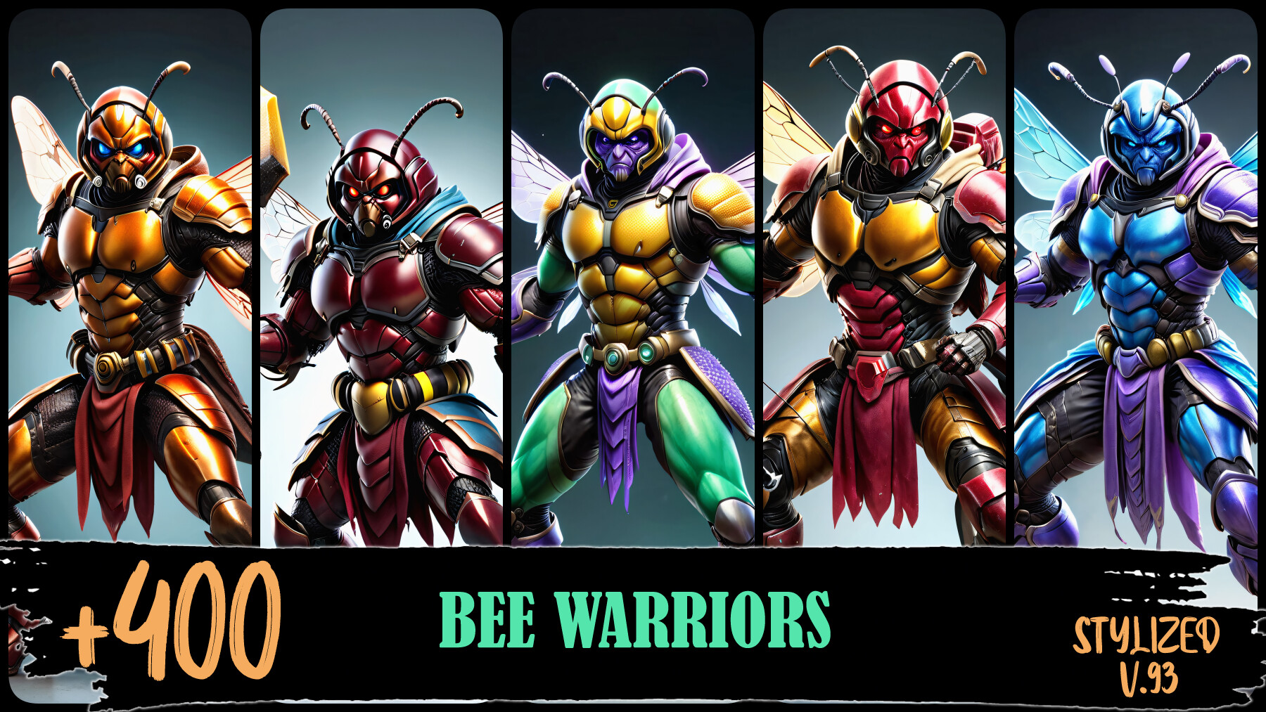 JirenArt - +420 Bee Warriors | 4K Resolution