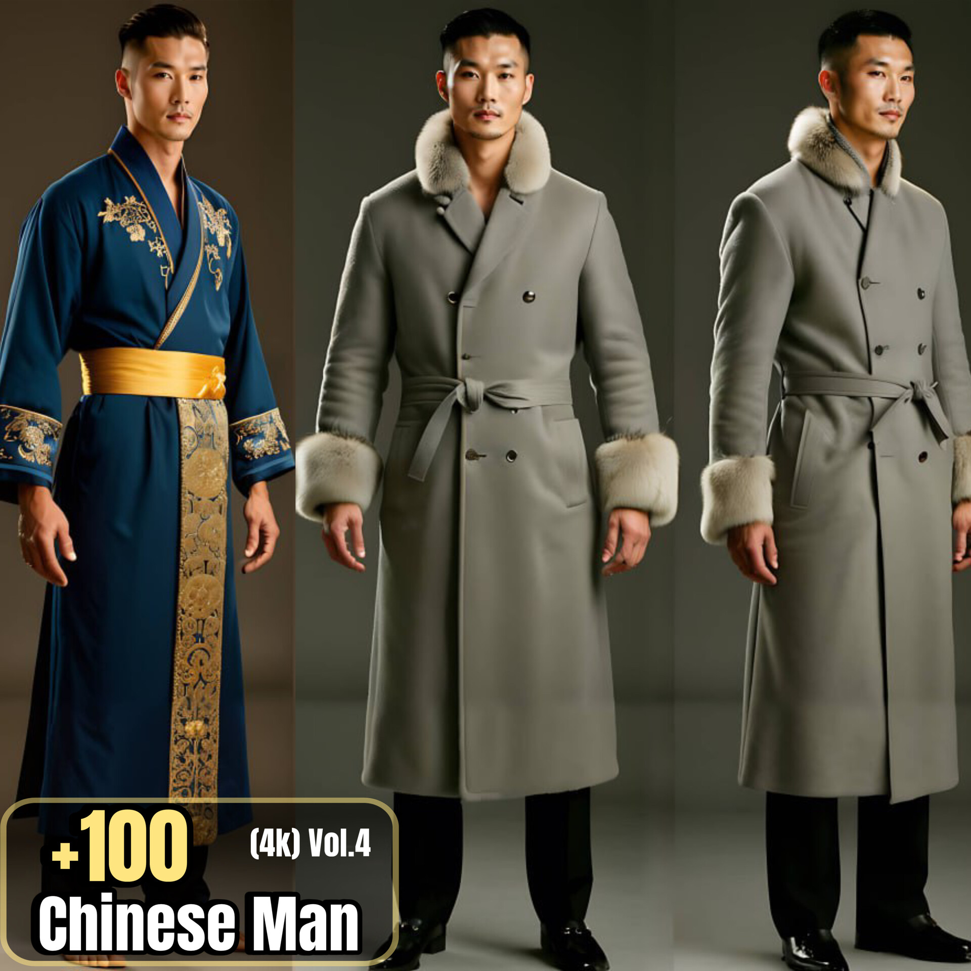 ArtStation - +100 Chinese Man Concept (4k)