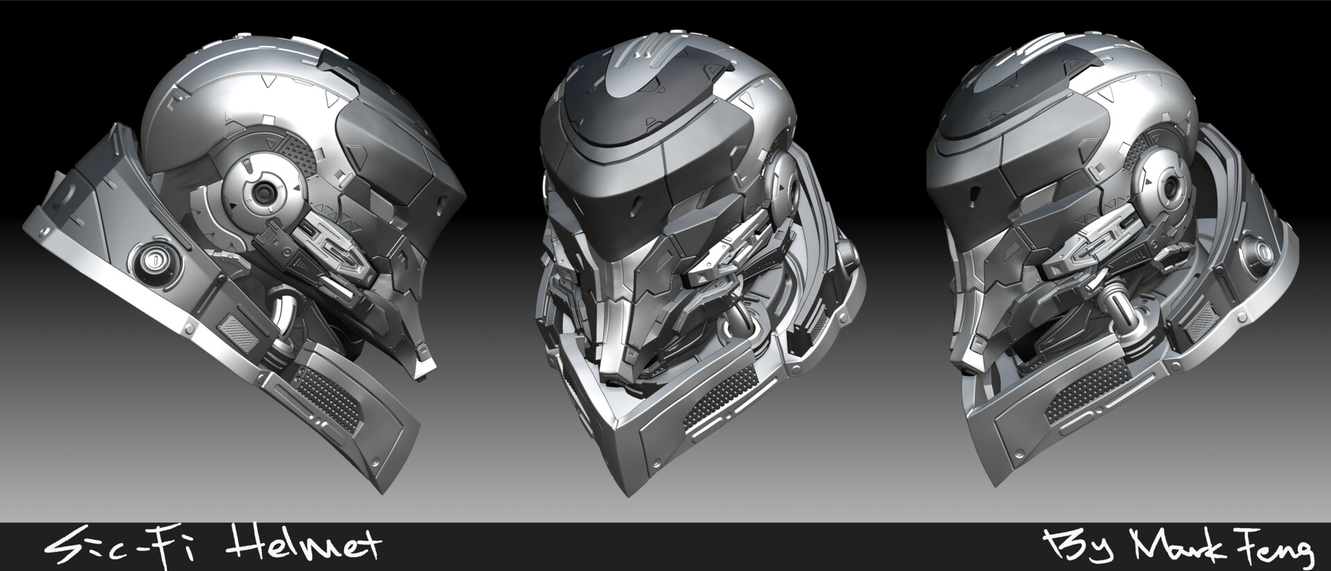 ArtStation - Sci-Fi Helmet