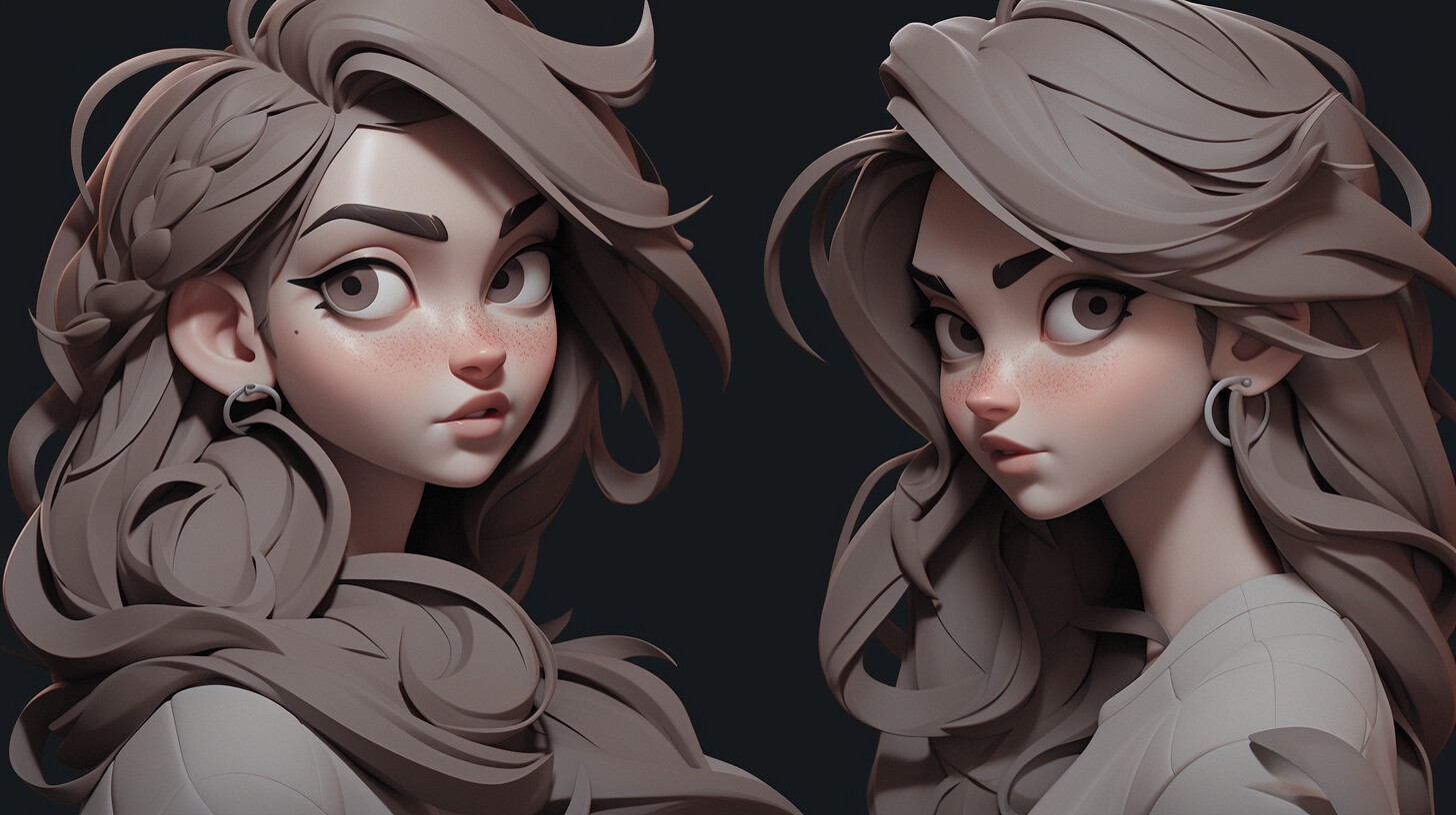 3D Head Sculpt References in 4K - Tika Art - +300 Stylized Featured ...