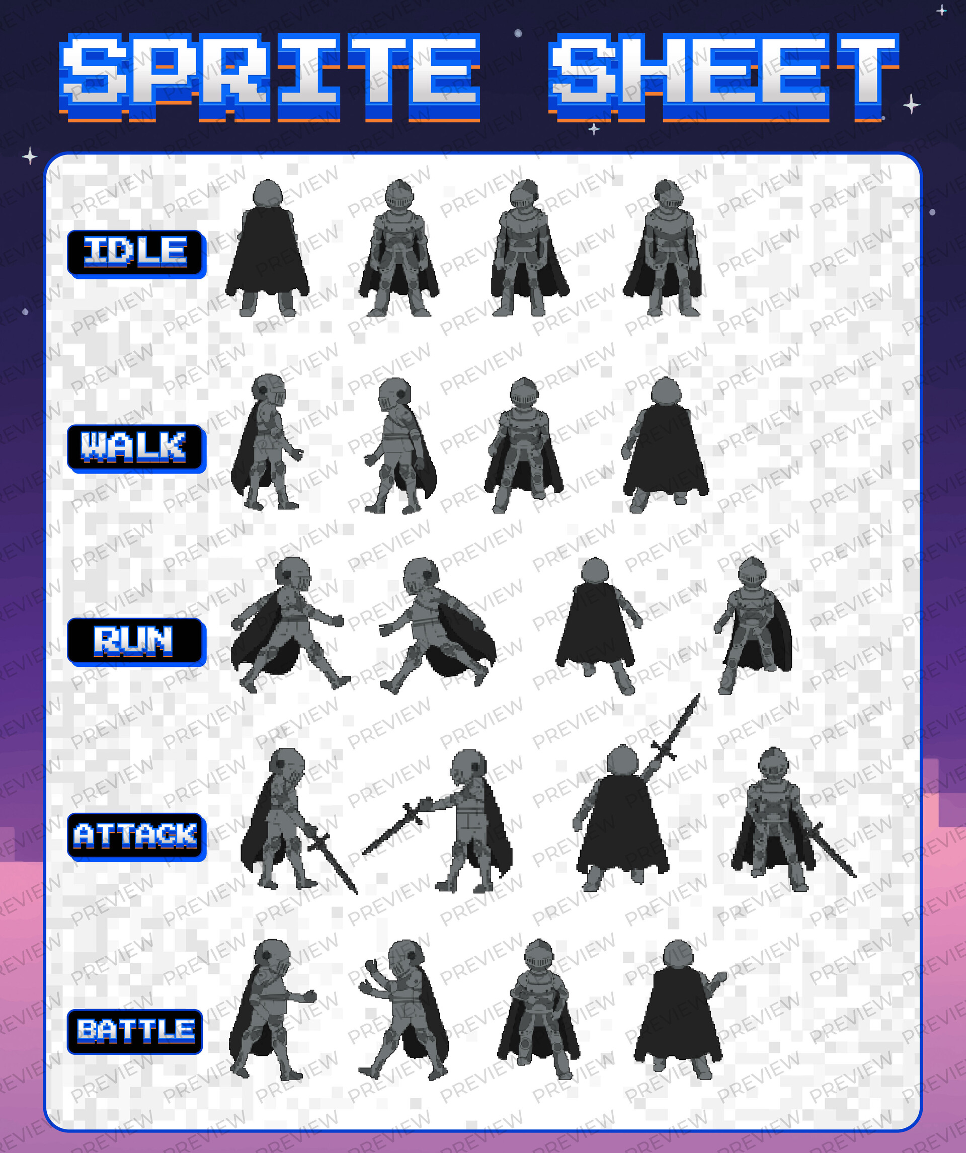 ArtStation - Sprite Sheet