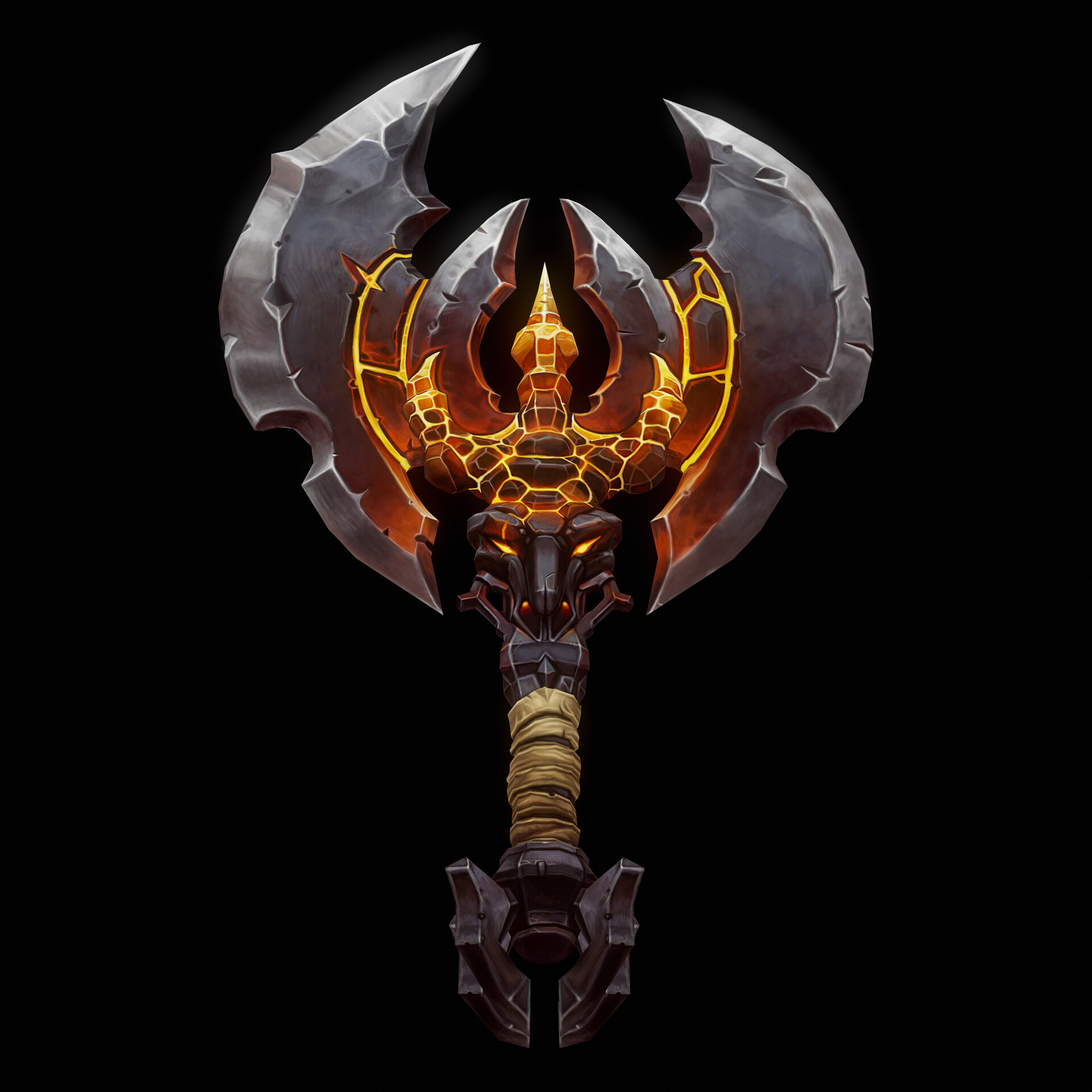 demonic hellfire axe