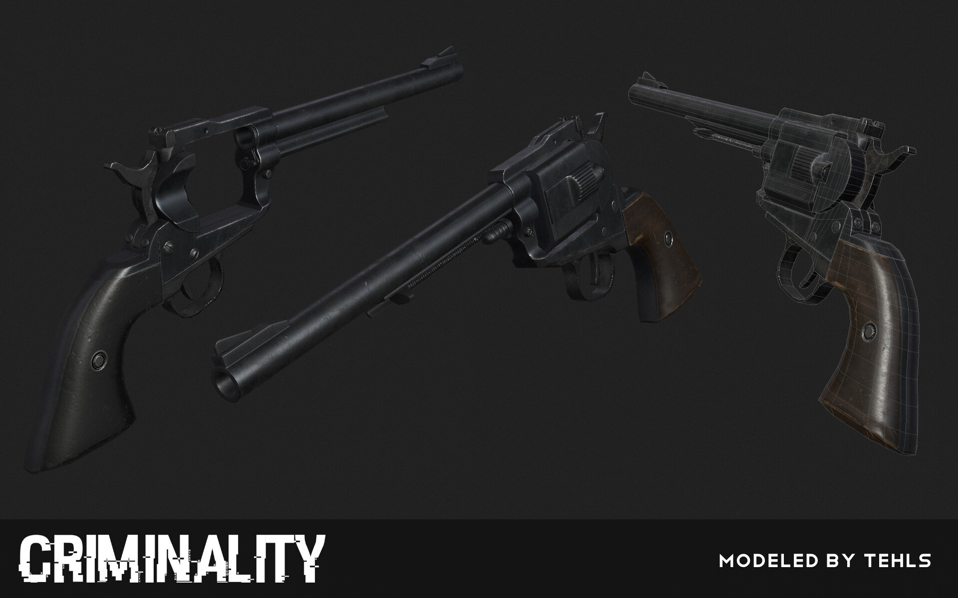 ArtStation - Ruger Hawkeye single-shot revolver 3D Model (2023)