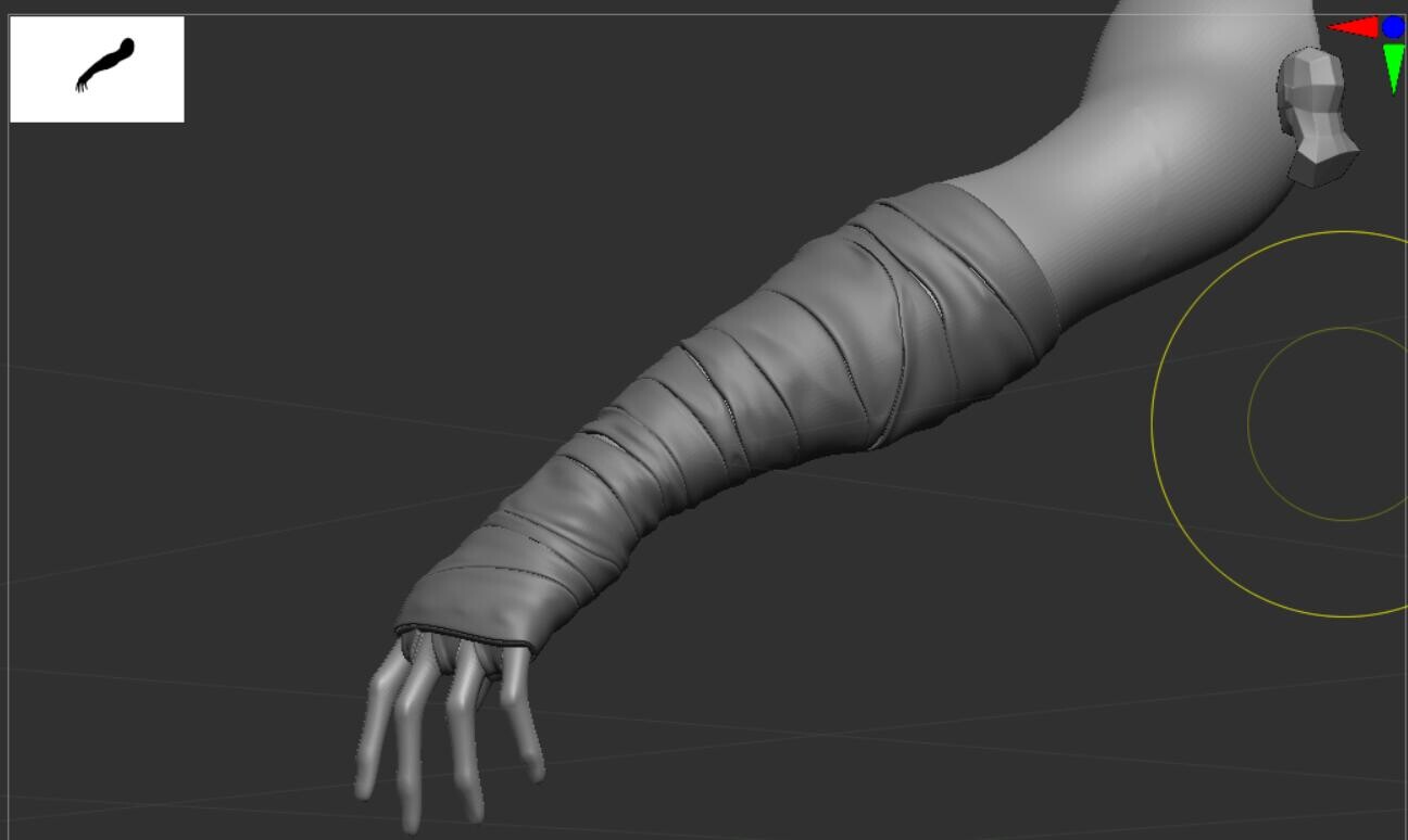 ArtStation - Zbrush-bandage