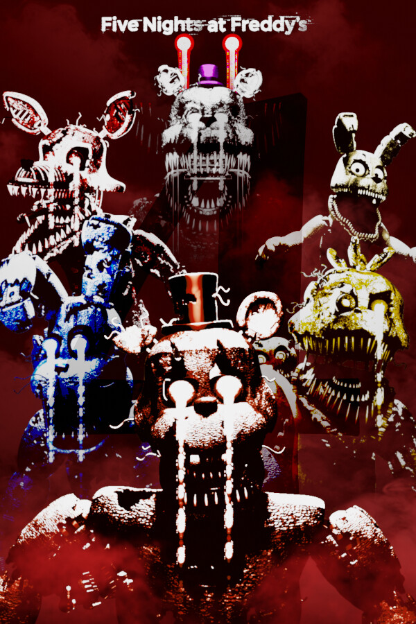ArtStation - FNaF 4 Steam library artwork