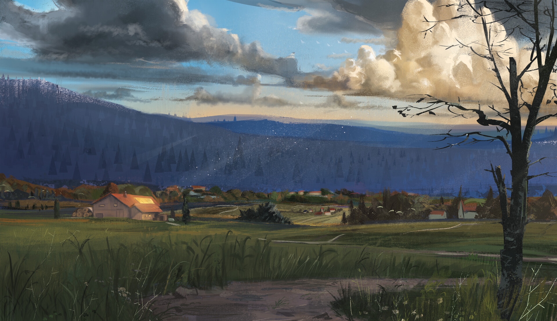 ArtStation - Evening Peace