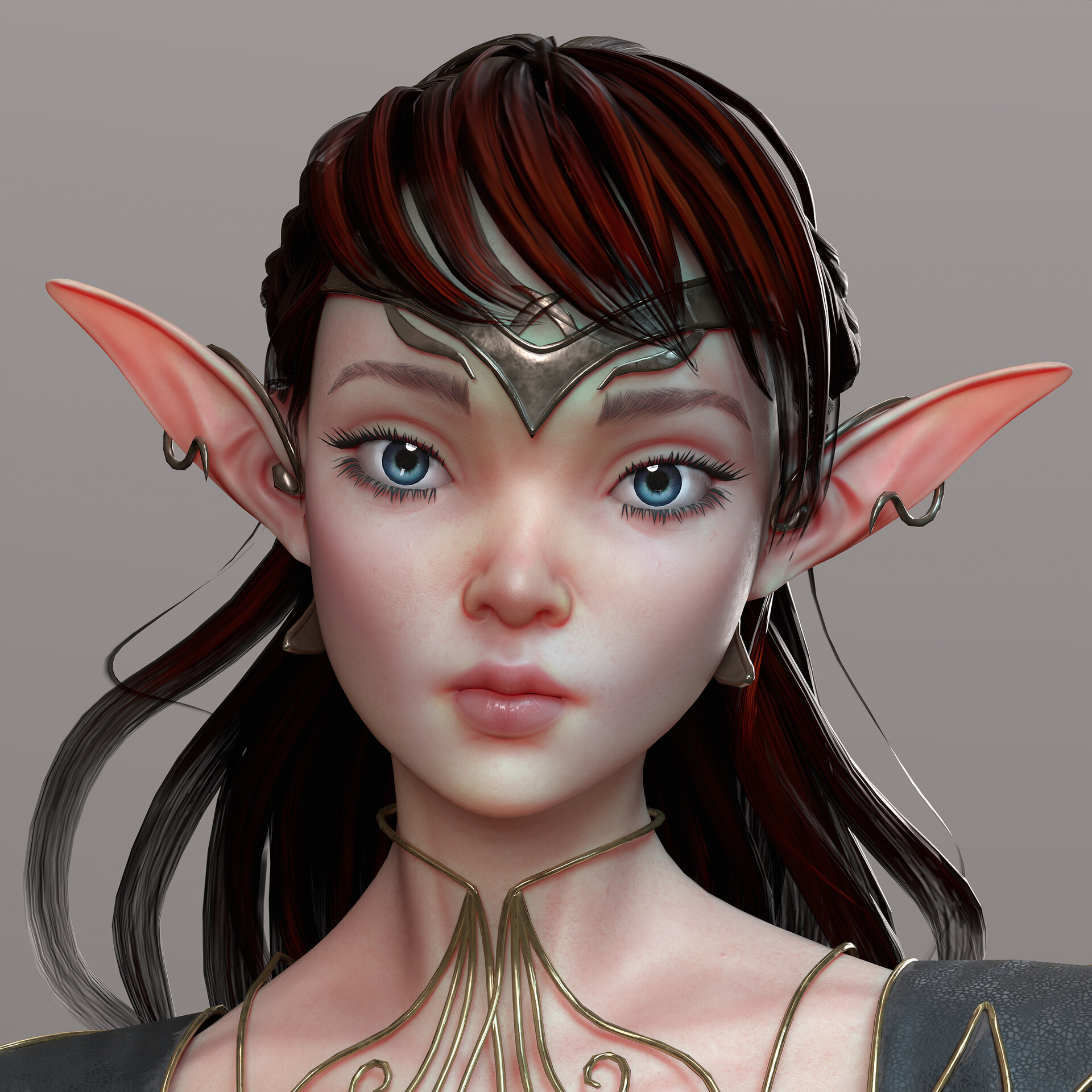 ArtStation - Elf Sorceress