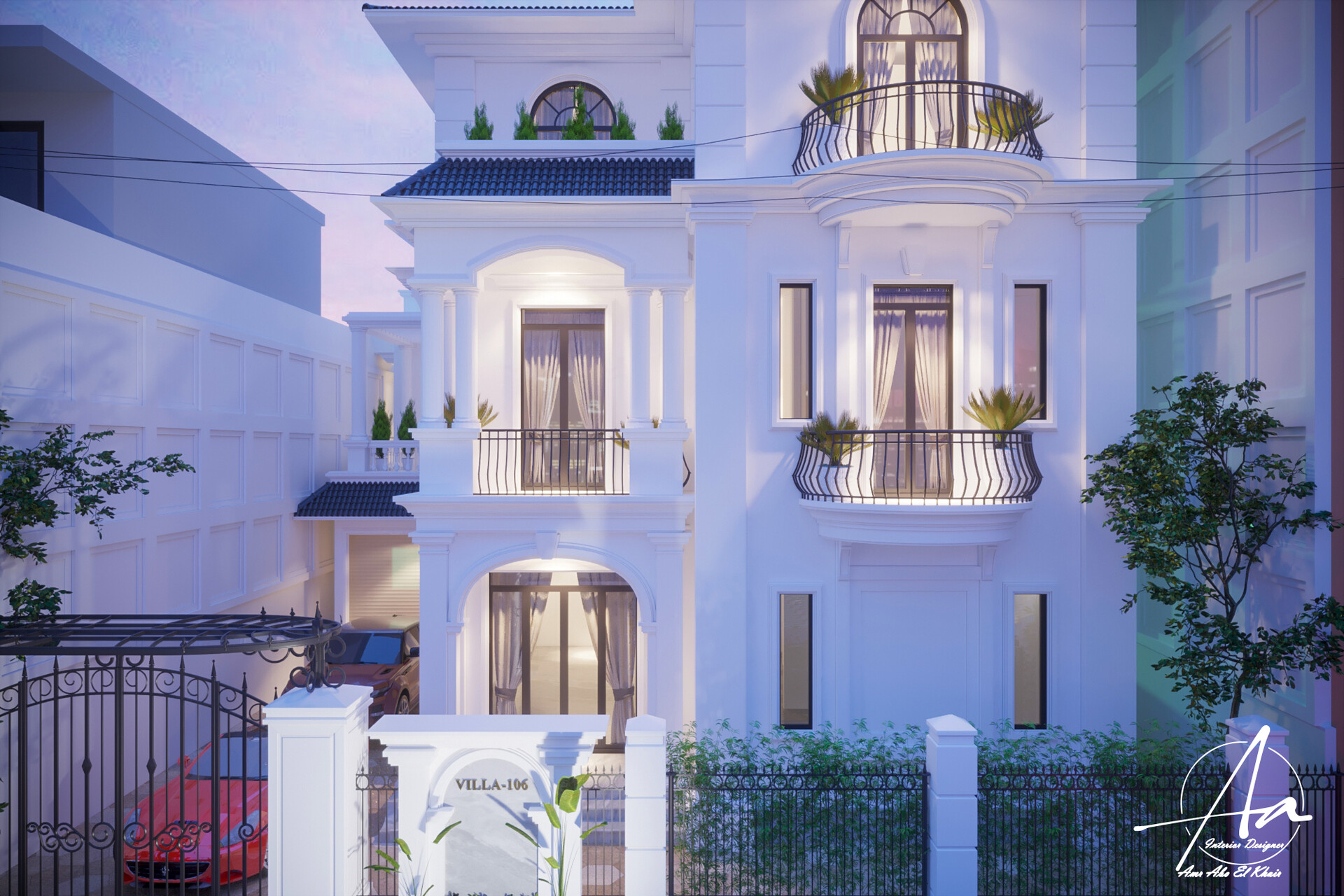 Amr Abo El khair - 3D Exterior Villa 2022