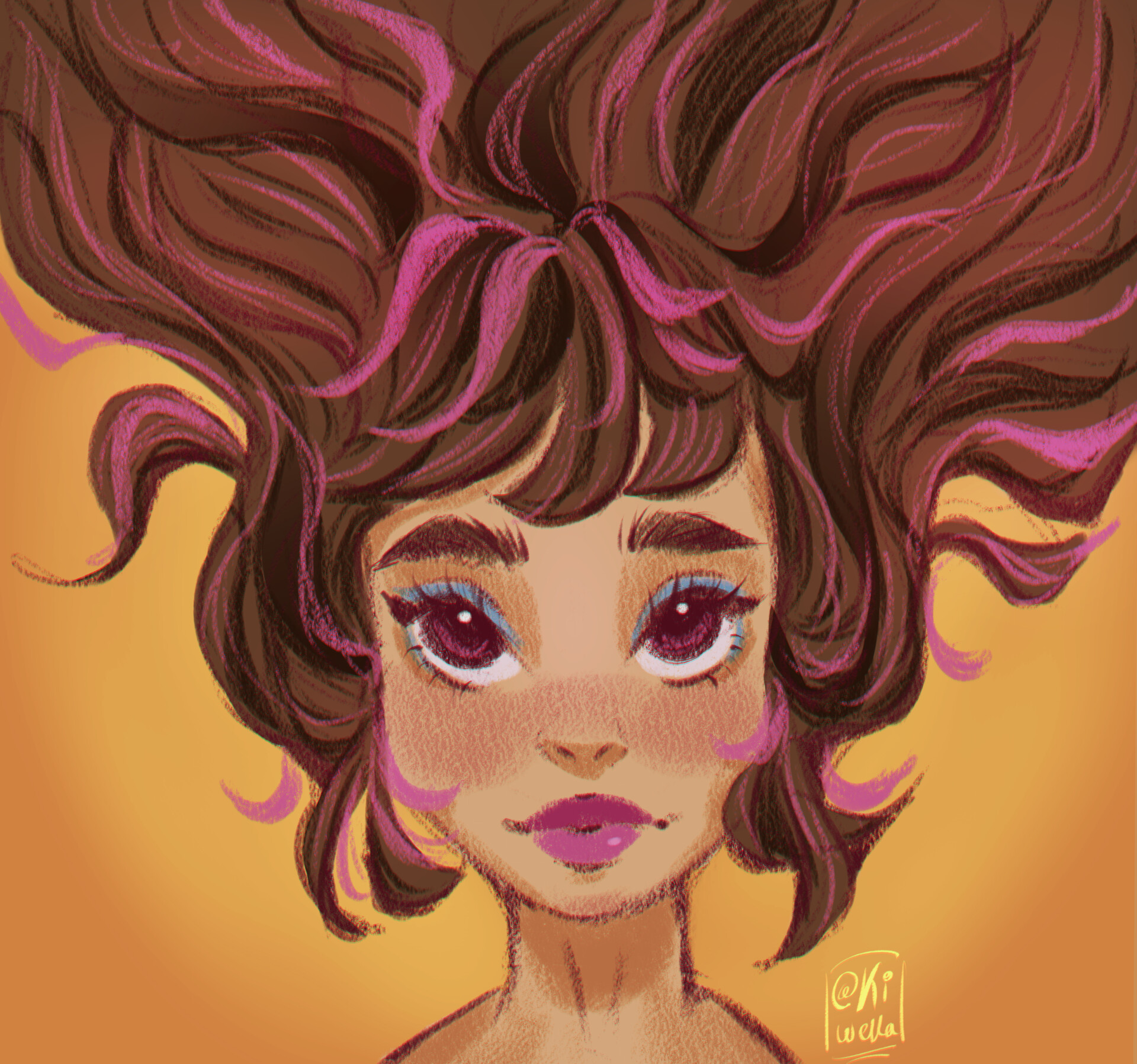 ArtStation - Fly hair