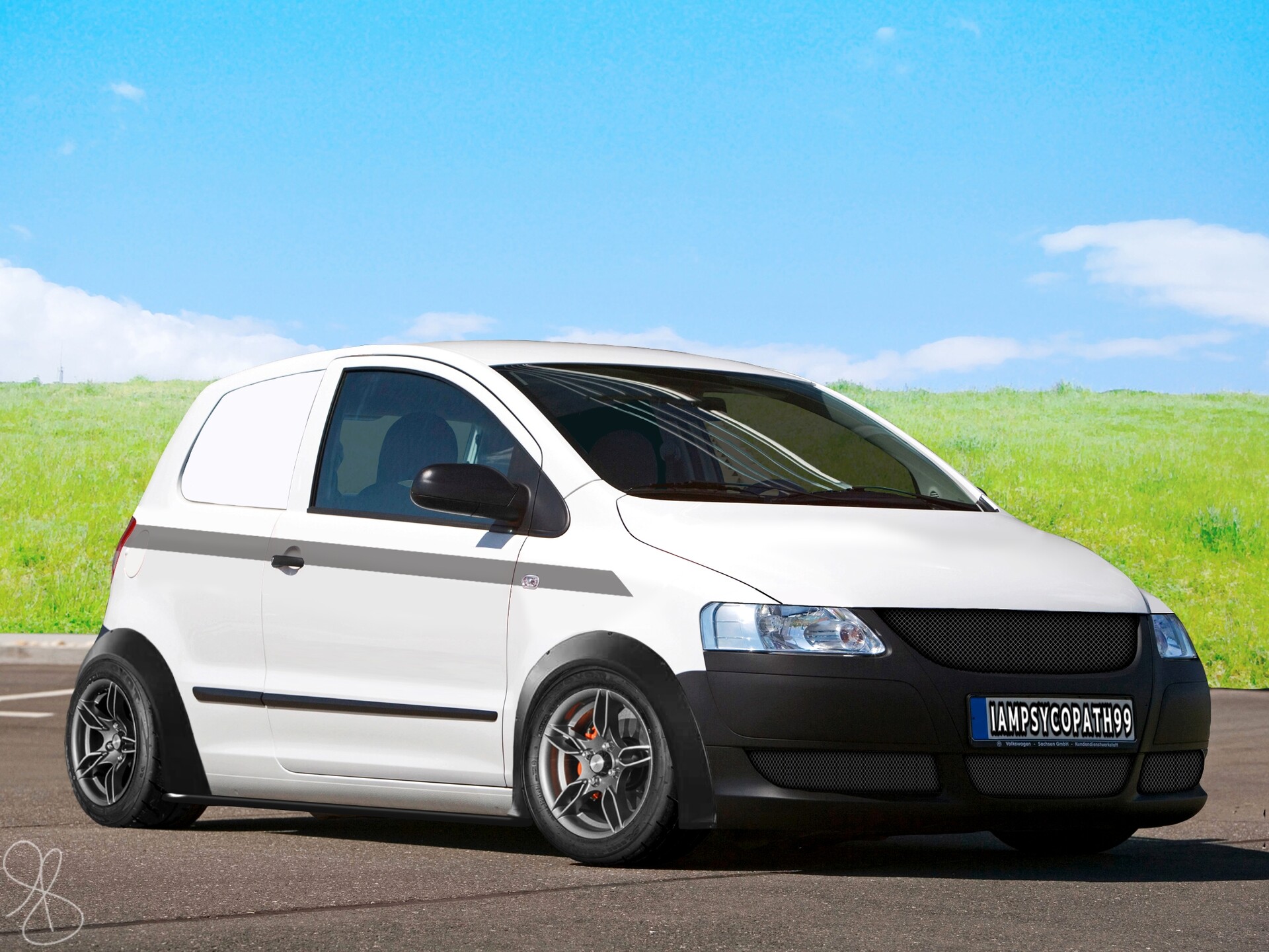 ArtStation - volkswagen fox van