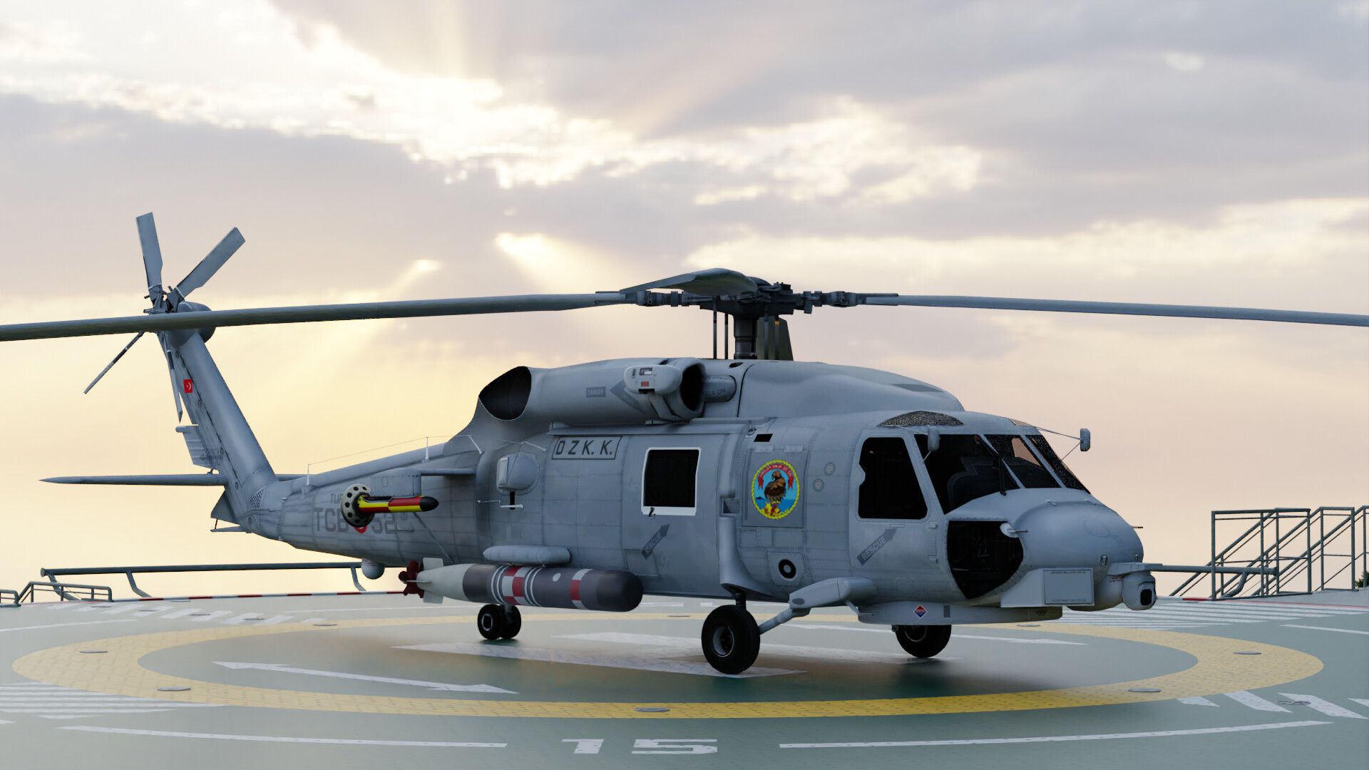 ArtStation - Sikorsky SH-60 Seahawk - Turkish Armed Forces