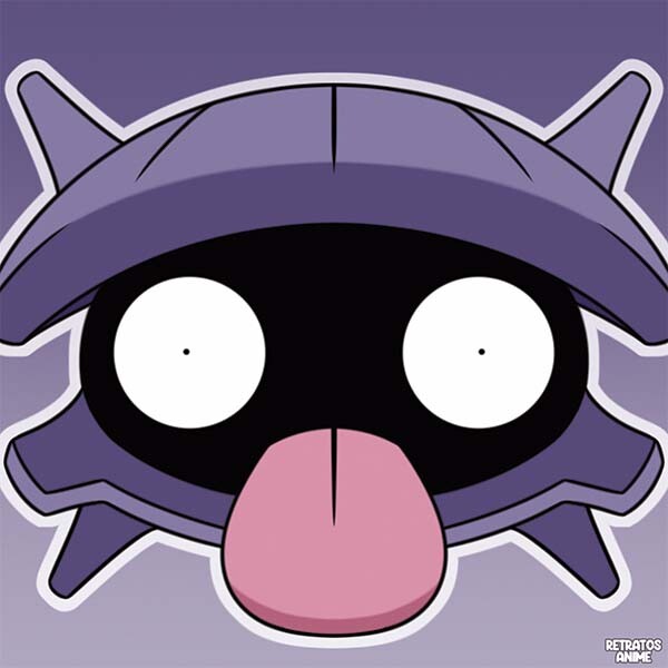 Retratosanime - Shellder, Pokémon