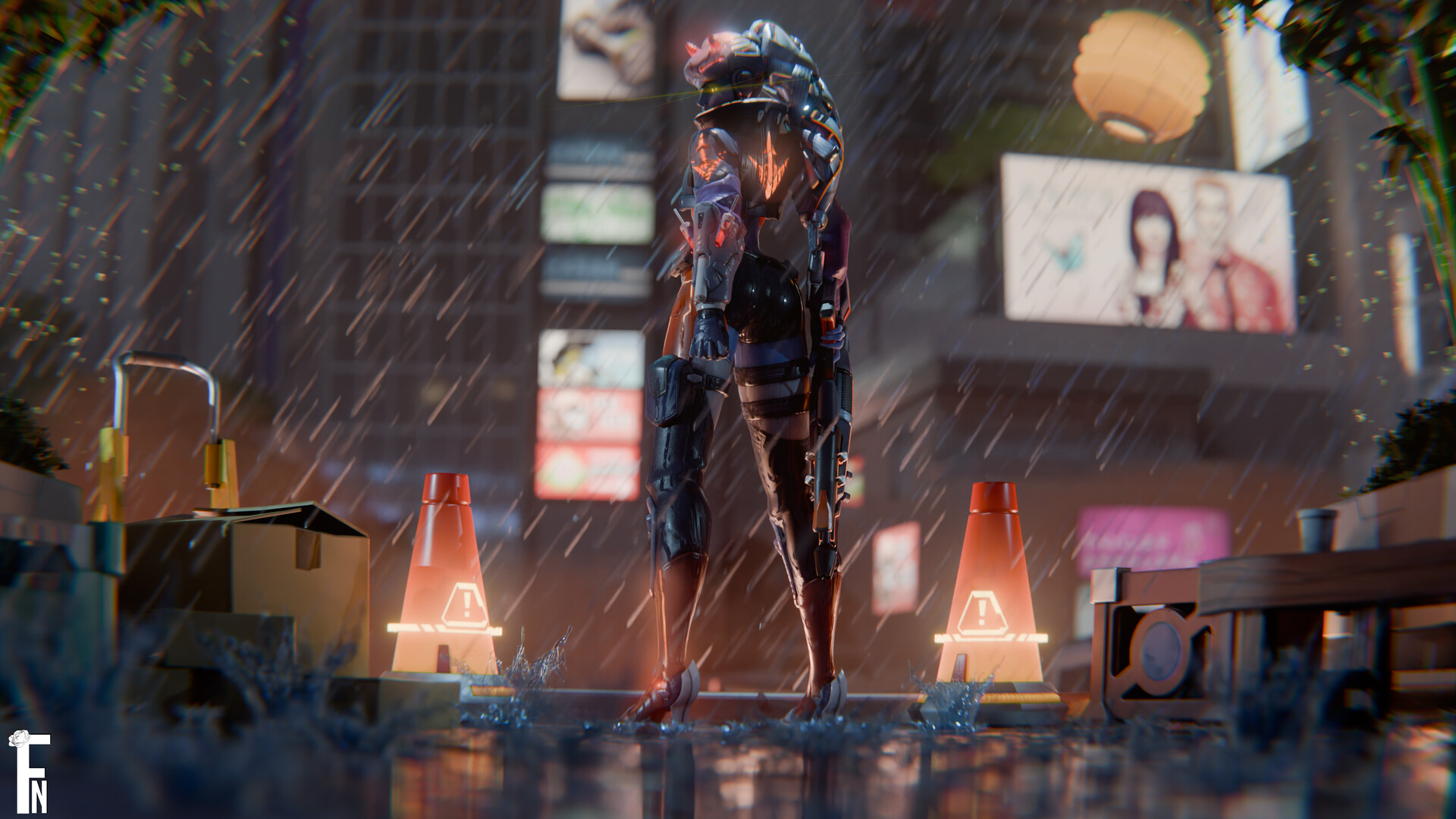 FancyNight - Overwatch - Cyberdevil widow