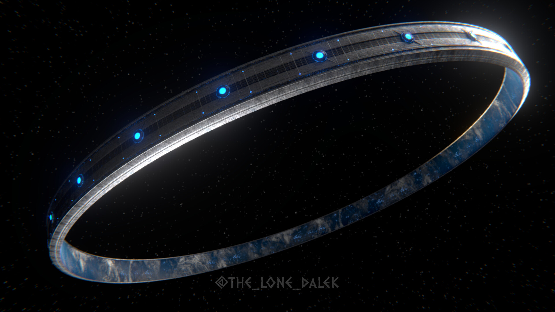 ArtStation - Halo Infinite: Undamaged Zeta Halo Recreation