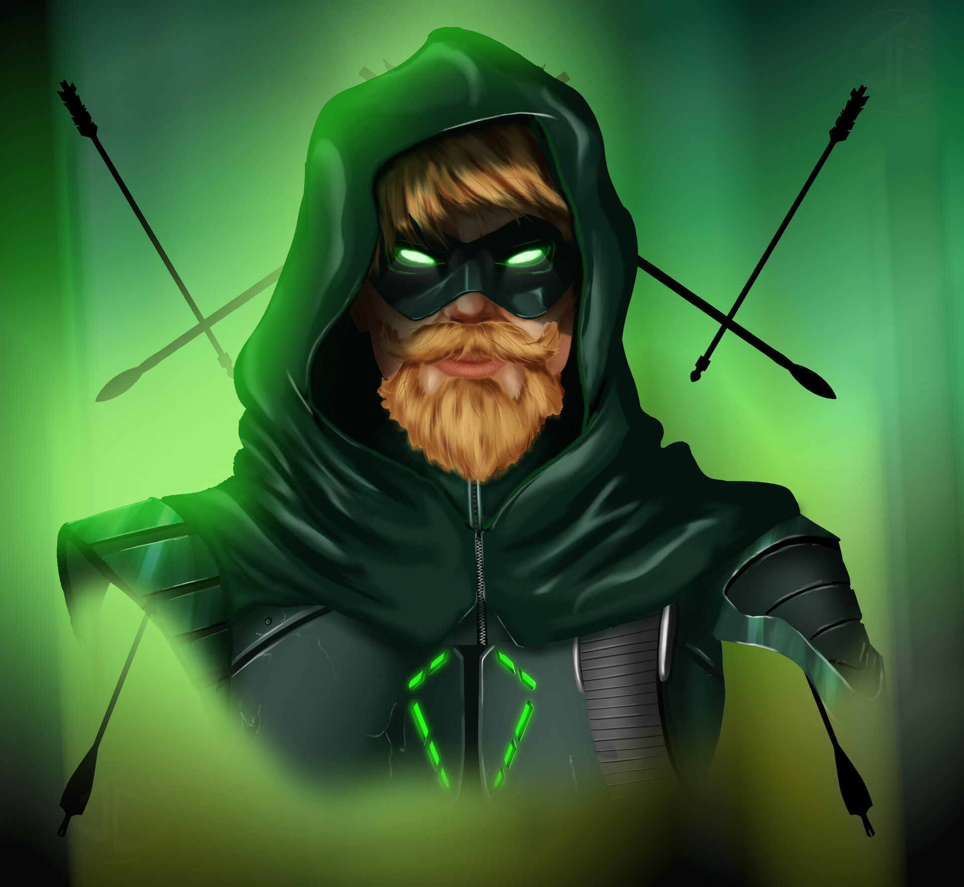 ArtStation - Dc comics Green Arrow (Emerald Archer) fanart