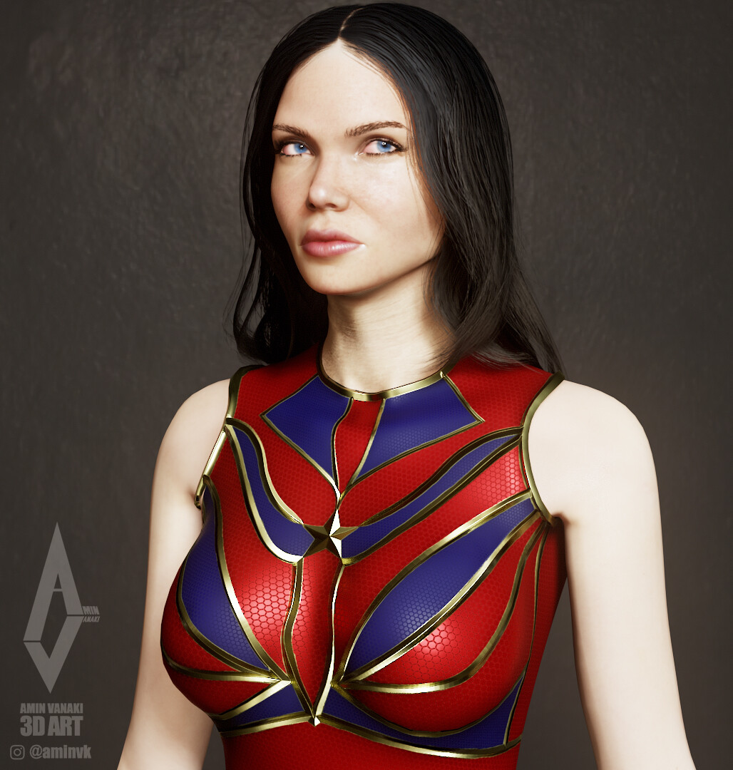 ArtStation - Superhero woman