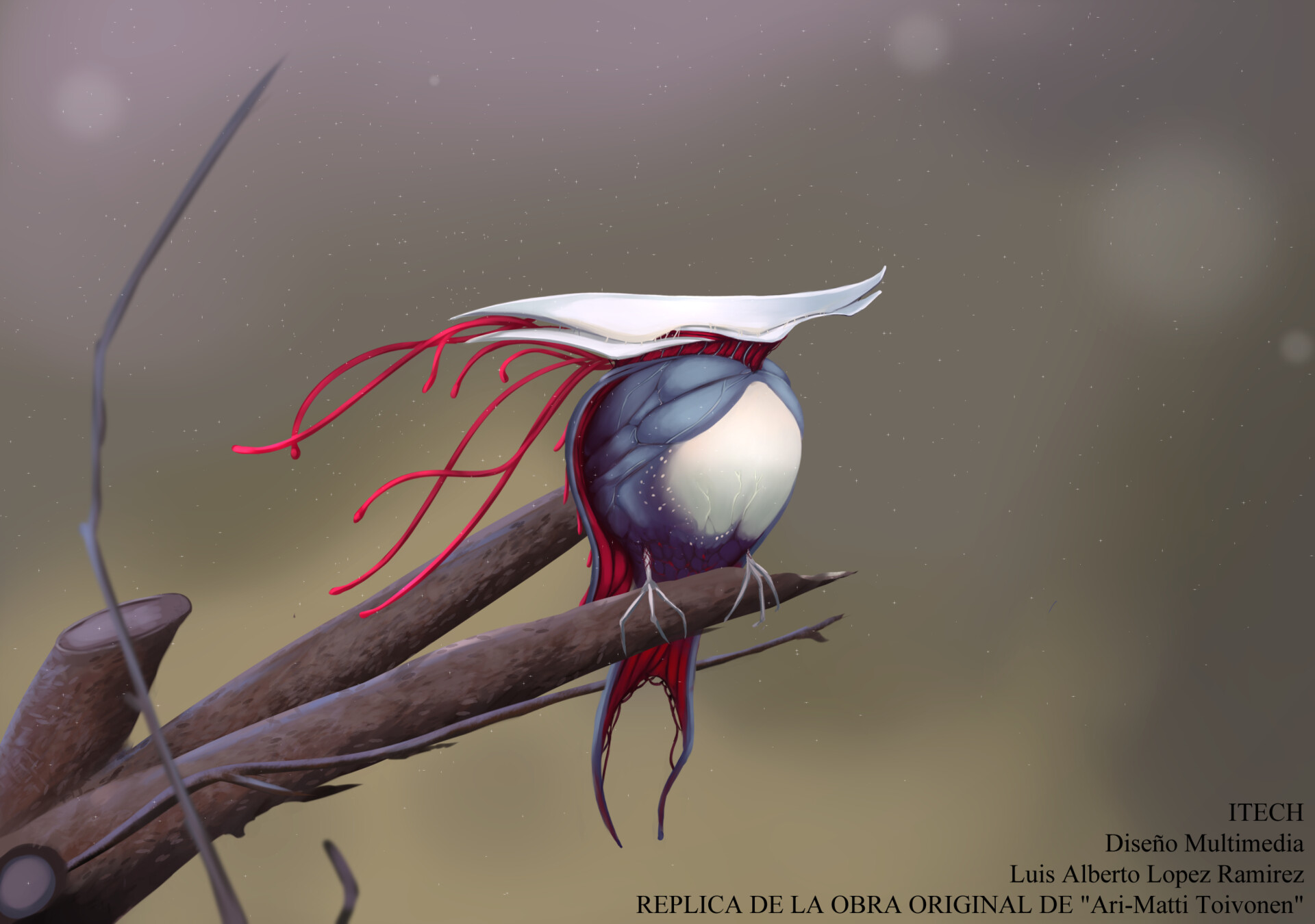ArtStation - Reproduction of Unidentified Avian by Ari-Matto Toivonen