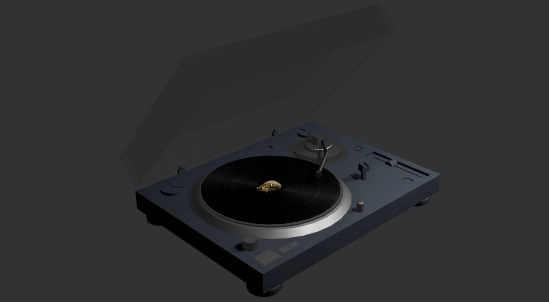 ArtStation - Record Player Model