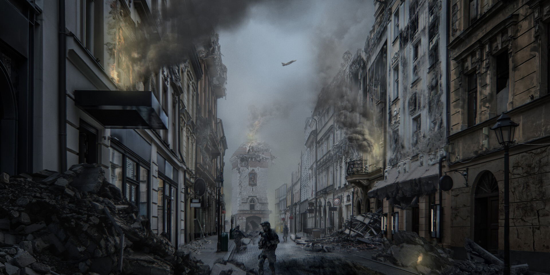 ArtStation - Destruction Cityscape