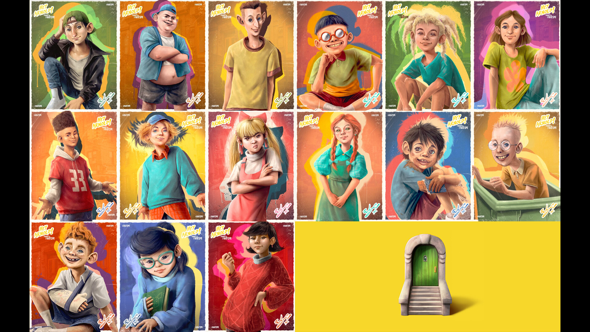 hyper realistic hey arnold