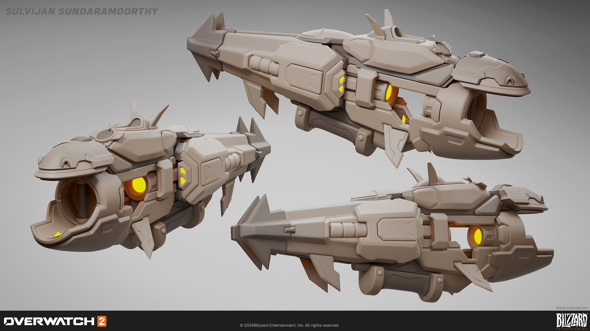 Airborn Studios - Overwatch 2 - Ultrawatch Sojourn weapon