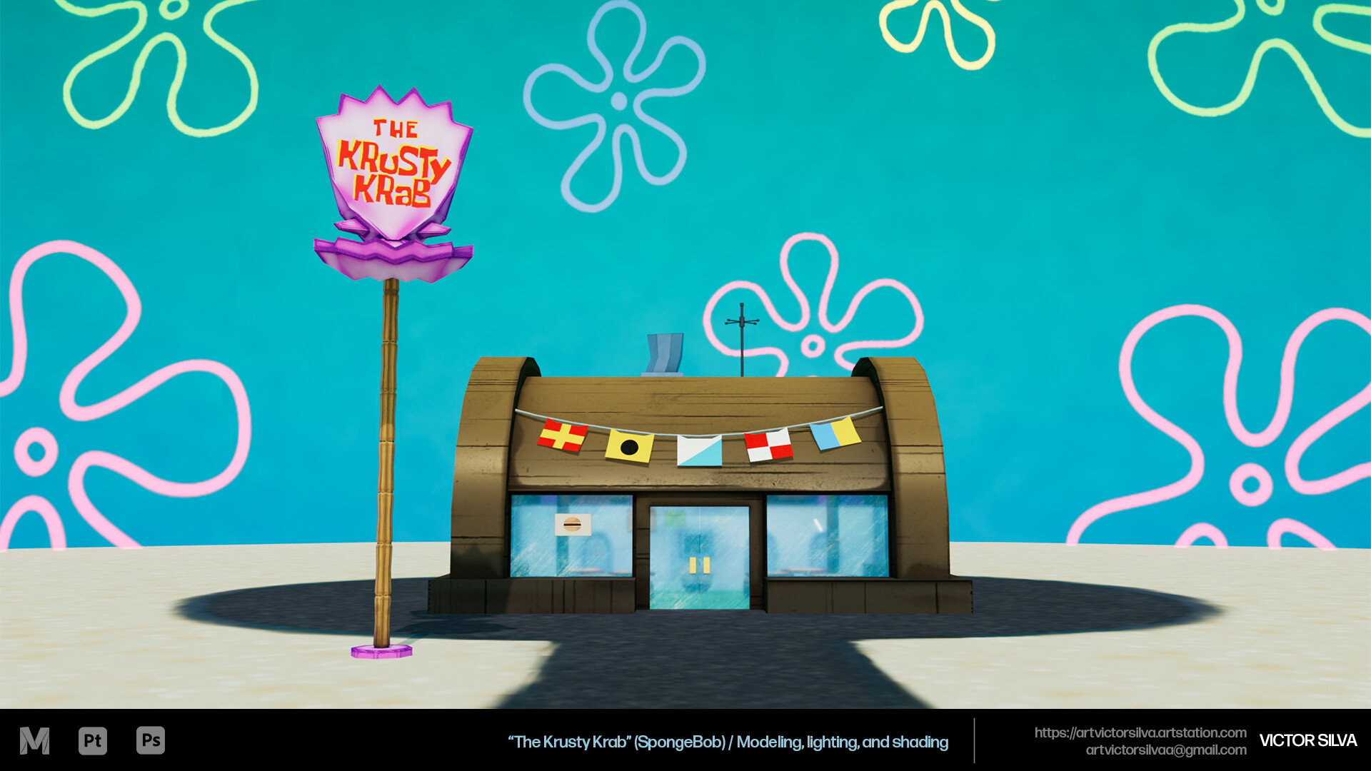 ArtStation - "The Krusty Krab" (SpongeBob)