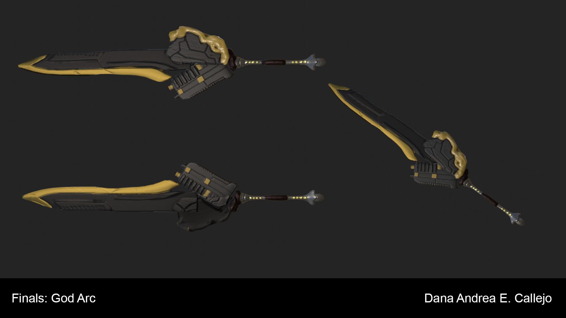 ArtStation - 3D Model Exercise: God Eater 2: Julius Visconti's God Arc