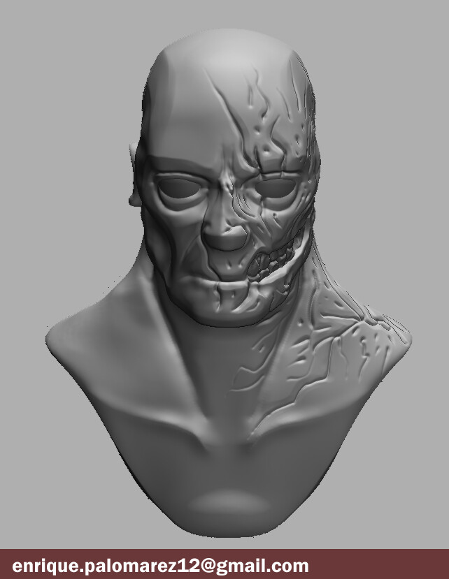 ArtStation - human head sculpt practice