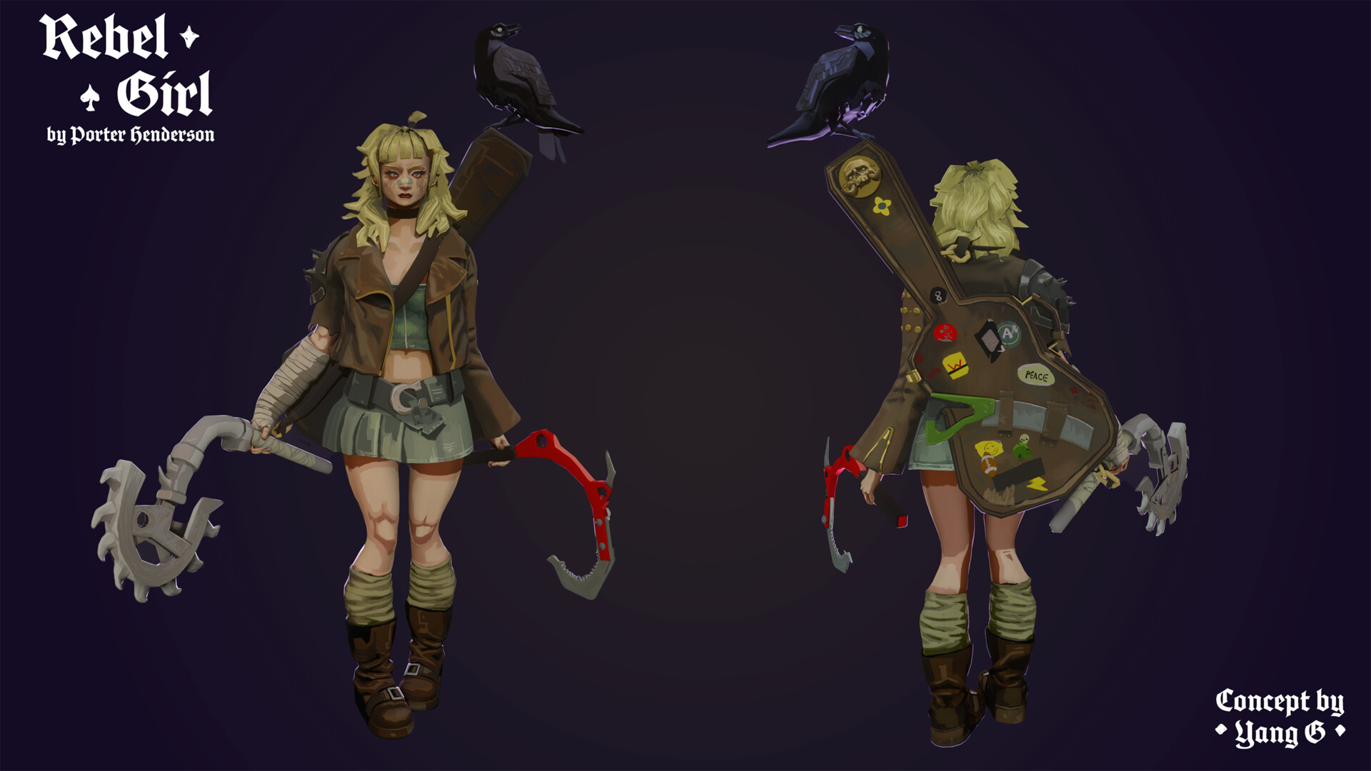 ArtStation - Rebel Girl