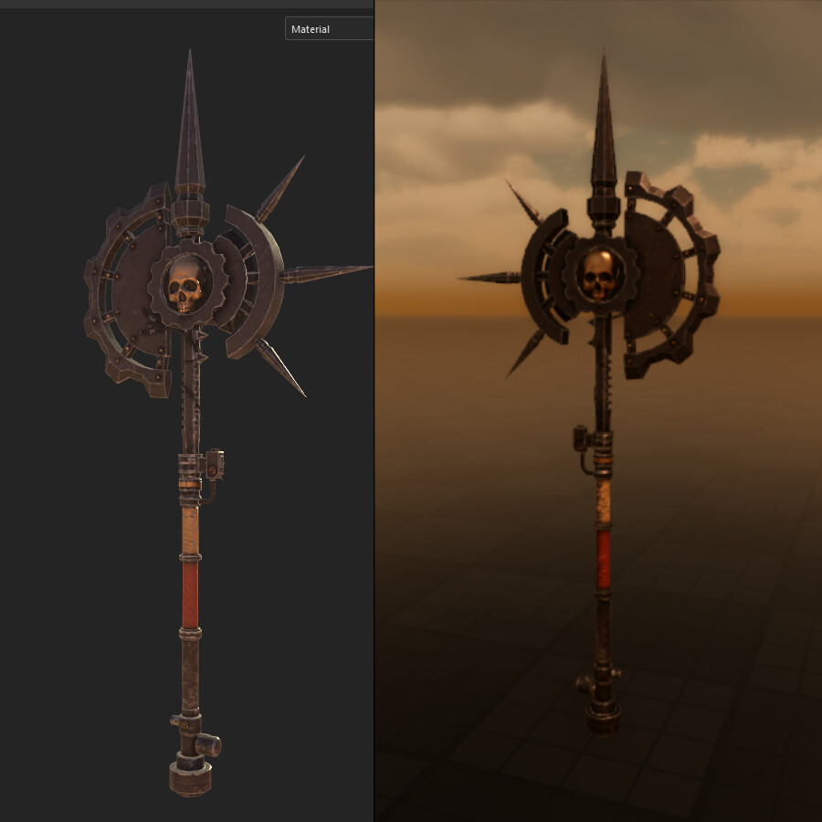 ArtStation - Omnissian Axe