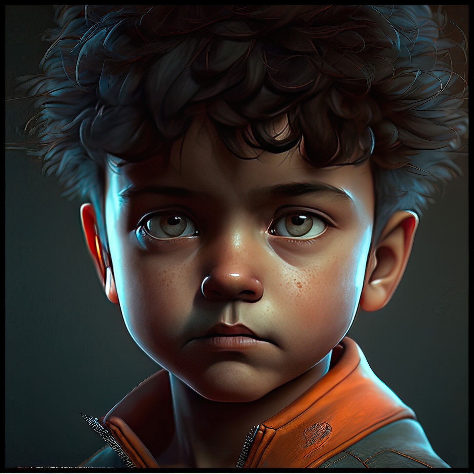 ArtStation - Pixar kid boy head