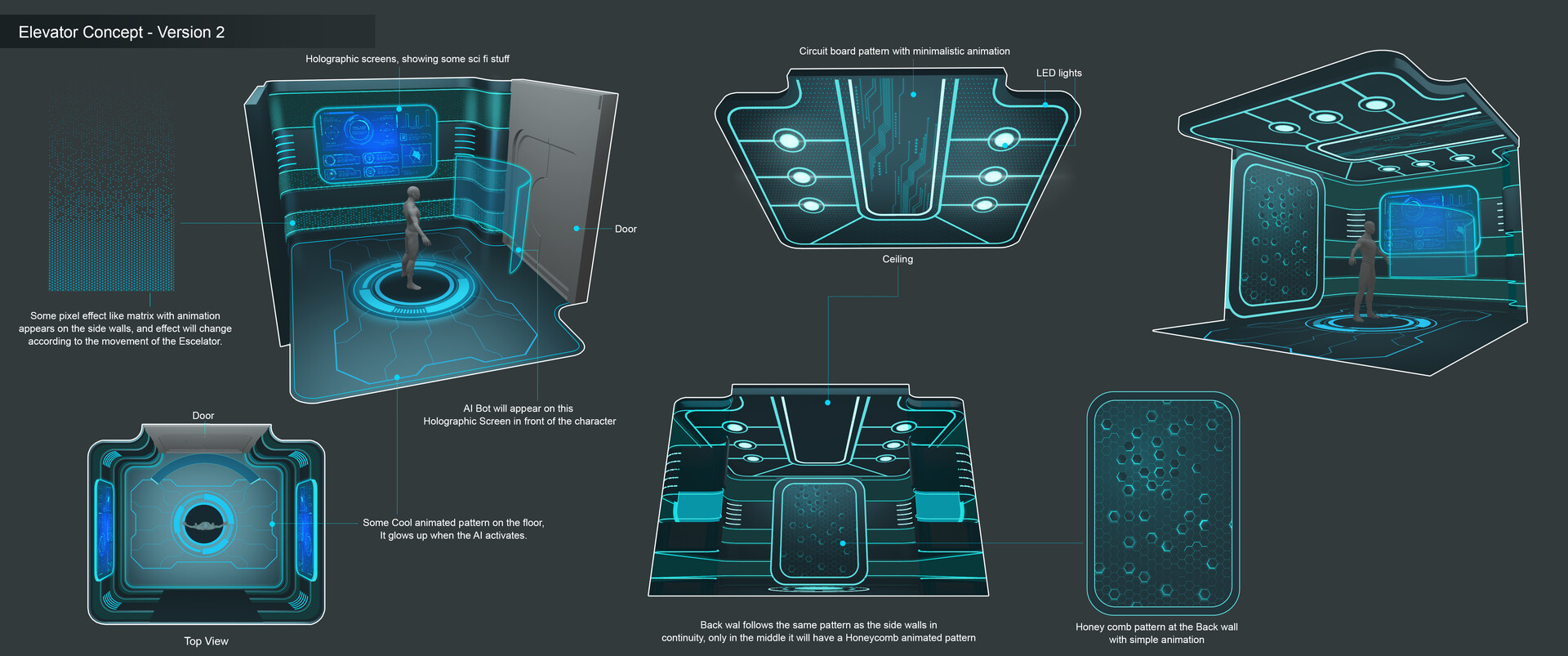 ArtStation - Elevator concept - Sci Fi Theme