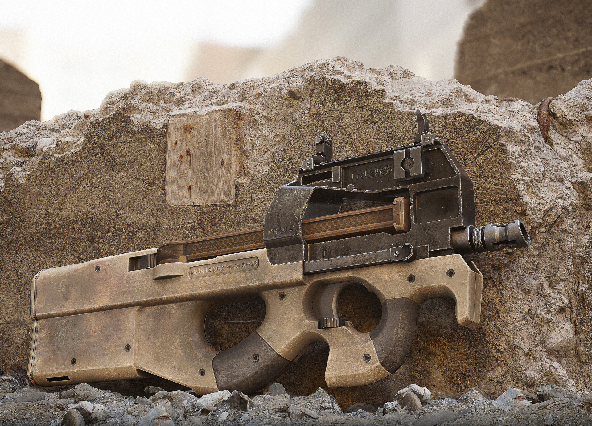 Konstantin Tokmakov - FN P90 Submachine Gun