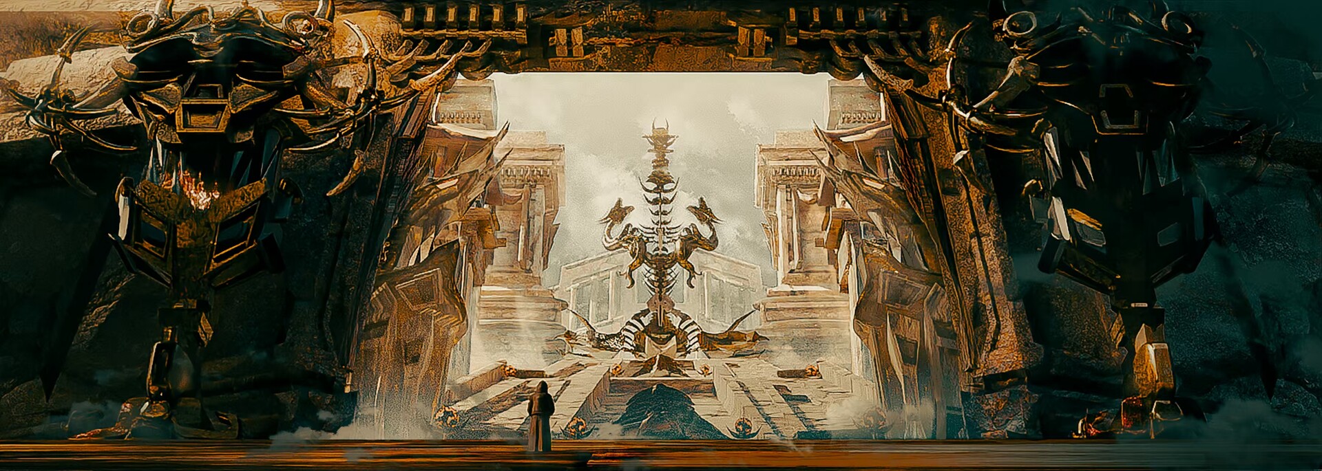 ArtStation - 龙骨秘境.古韵新生-王座Dragonbone Mysteries: The Throne of Renewed ...