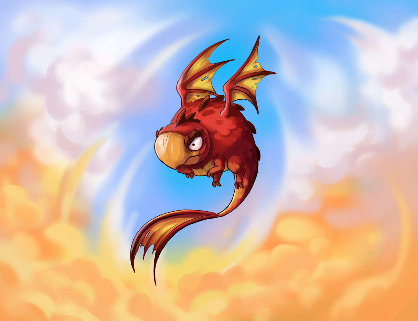 ArtStation - Stages of development. Dragon. Sketches. Concept.