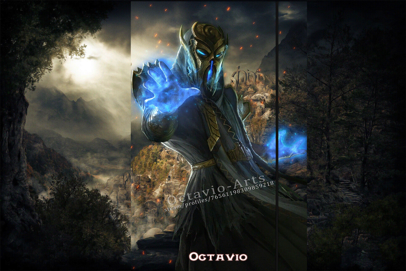 ArtStation - Miraak Elder scrolls skyrim Artwork Steam profile