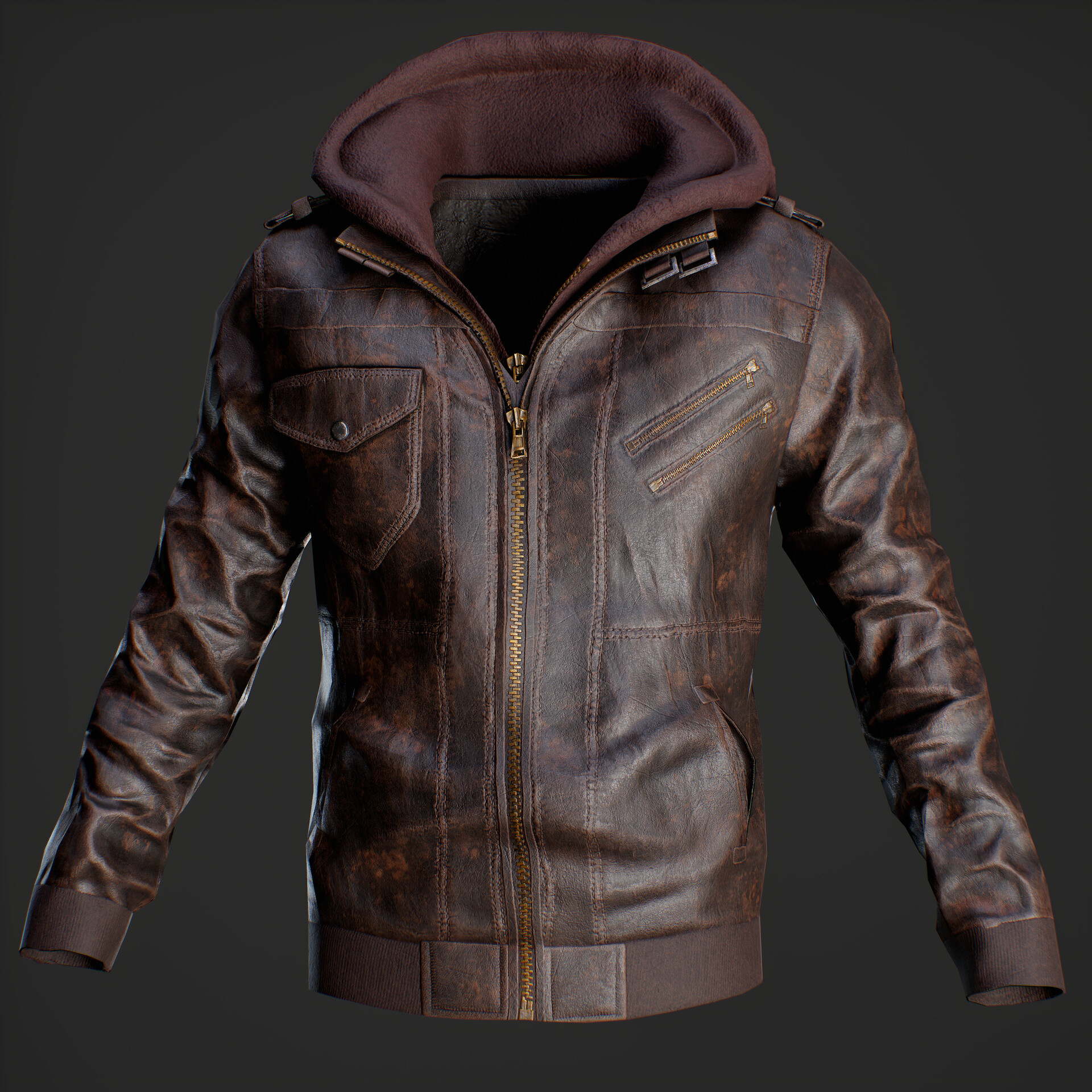 ArtStation - Leather Jacket