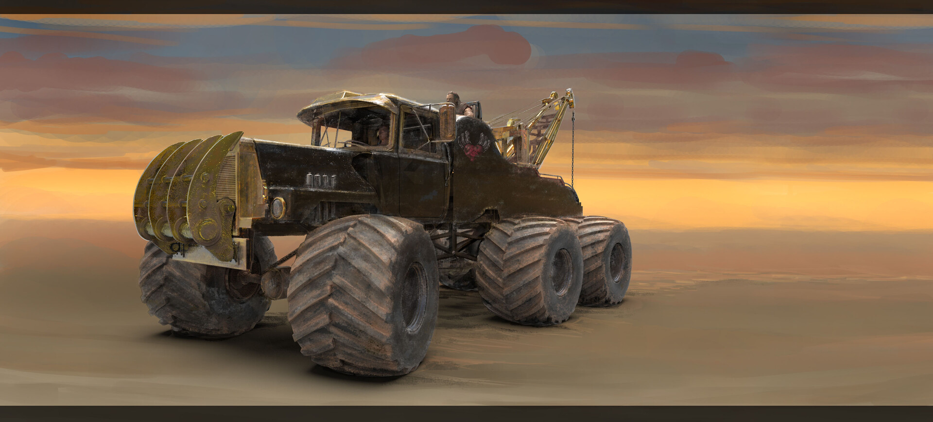 ArtStation - FURIOSA: Dementus' Monster Tow Truck