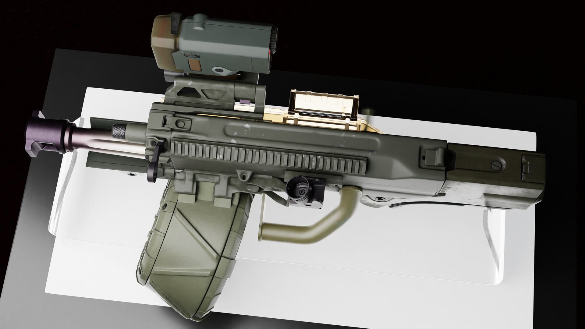 Mike Doscher Design - 30mm Smart Grenade Launcher Concept
